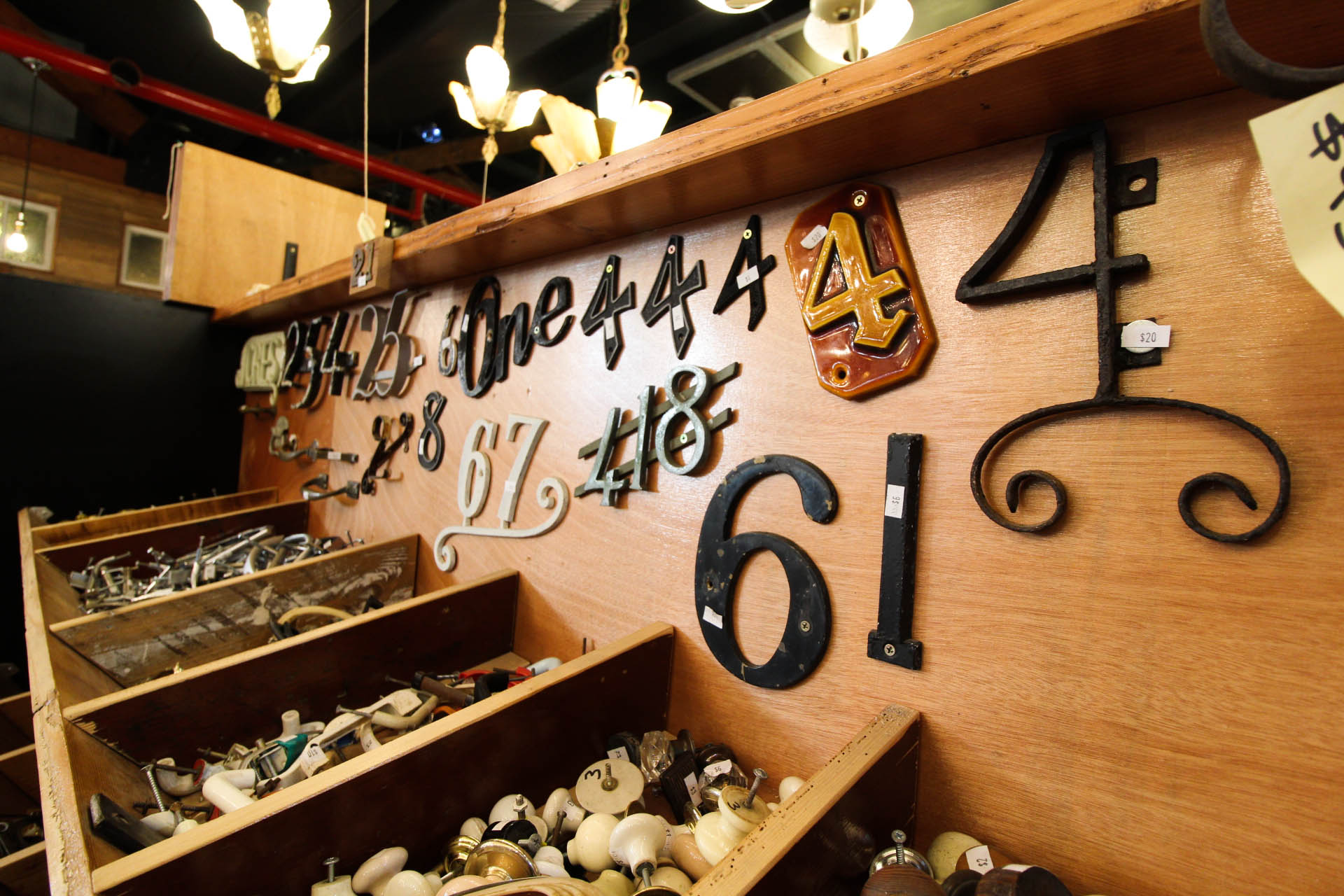 Vintage Door Numbers