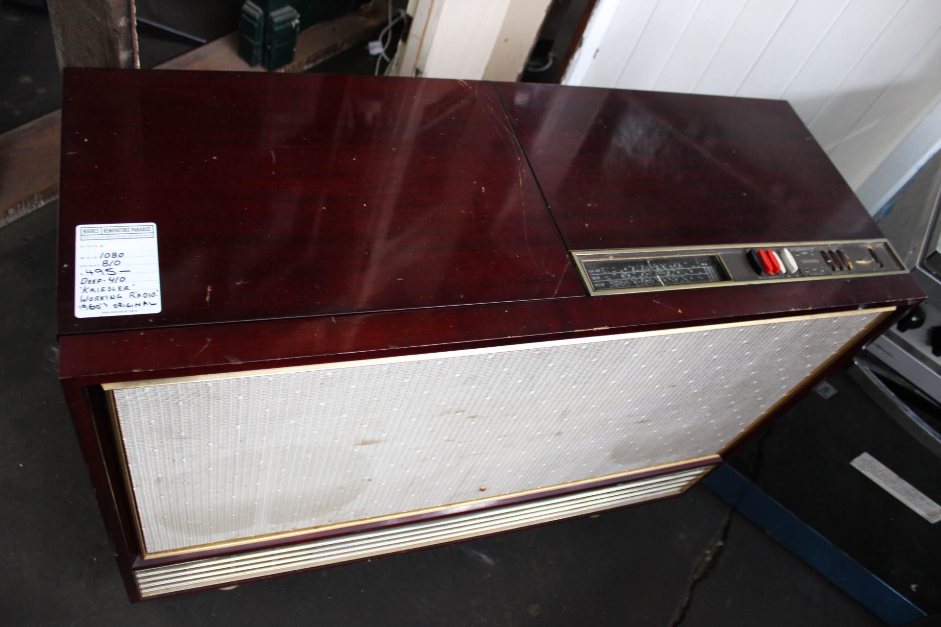 Original Kriesler Radio Gram | Renovators Paradise