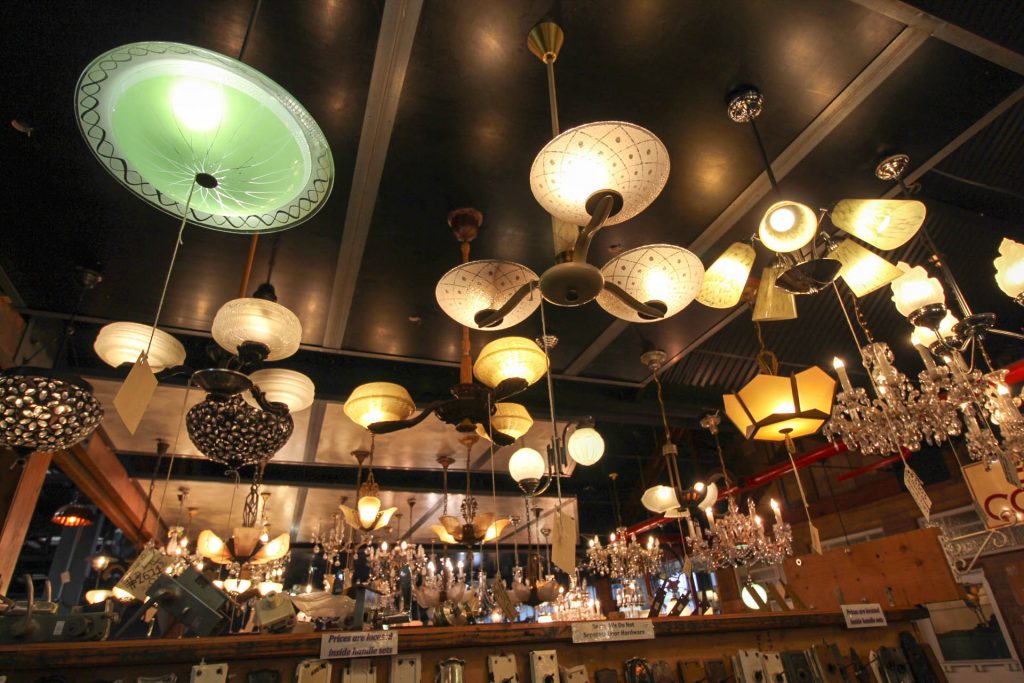 Recycled Lighting | Renovators Paradise - Melbourne Showroom