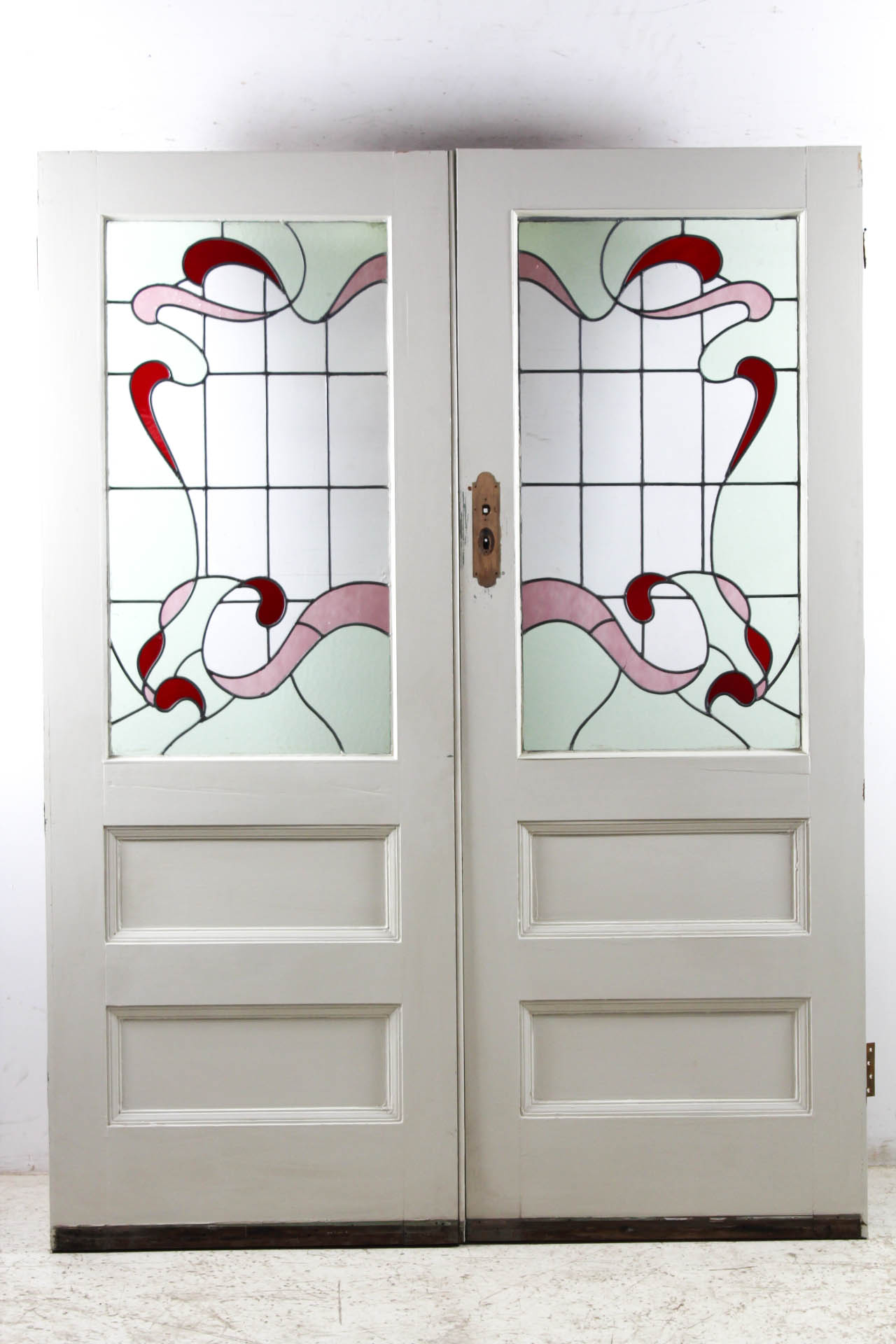 Leadlight Door Set | Renovators Paradise Leadlight Door Set