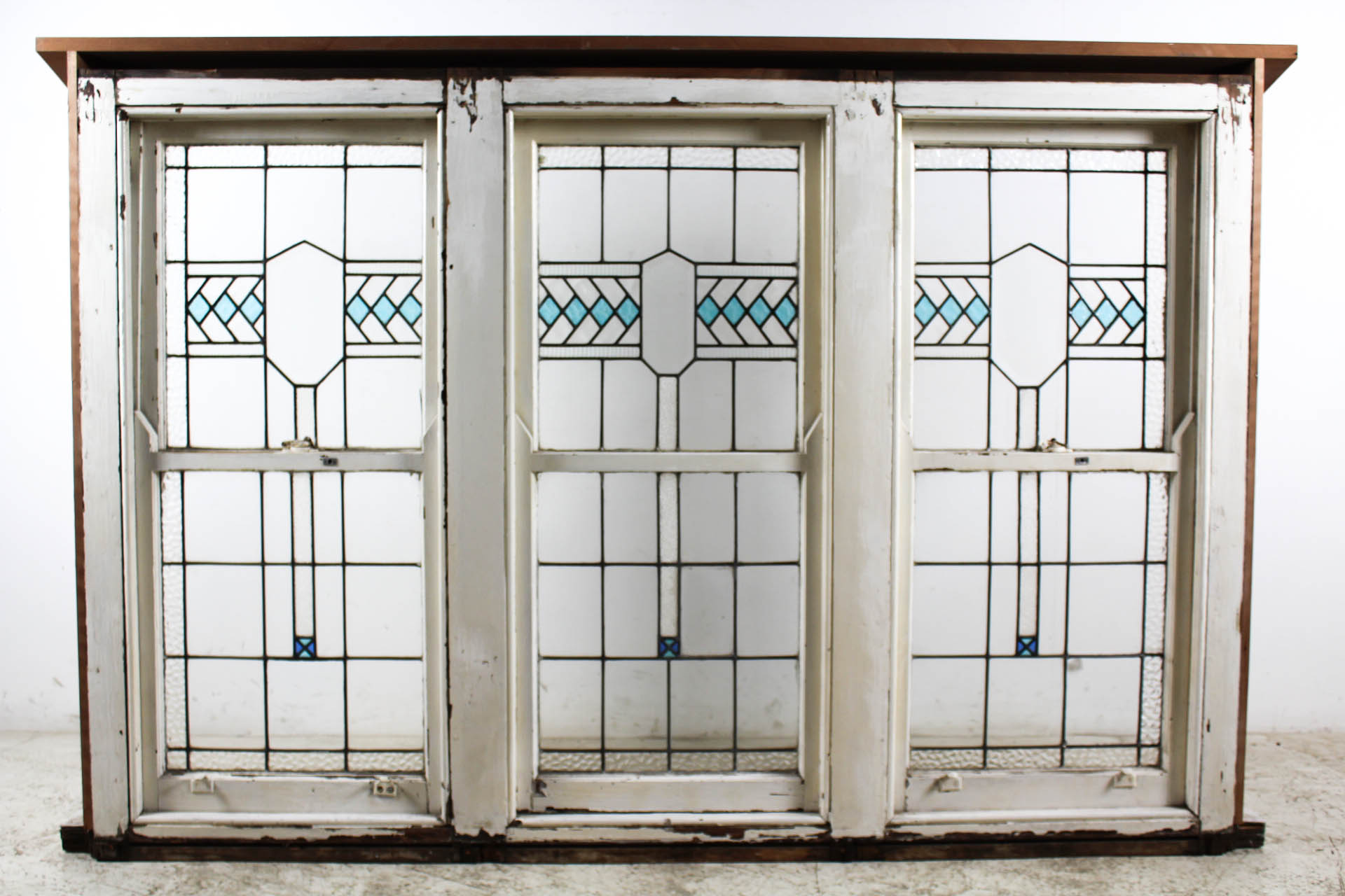 Leadlight Recycled Window | Renovators Paradise - Art Deco Glass