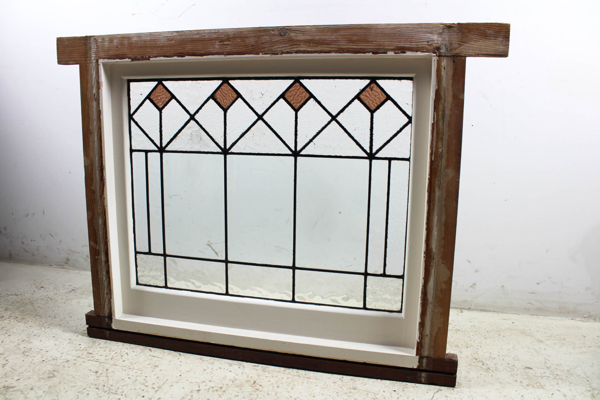 Classic Leadlight Highlight Window | Renovators Paradise - Leadlight