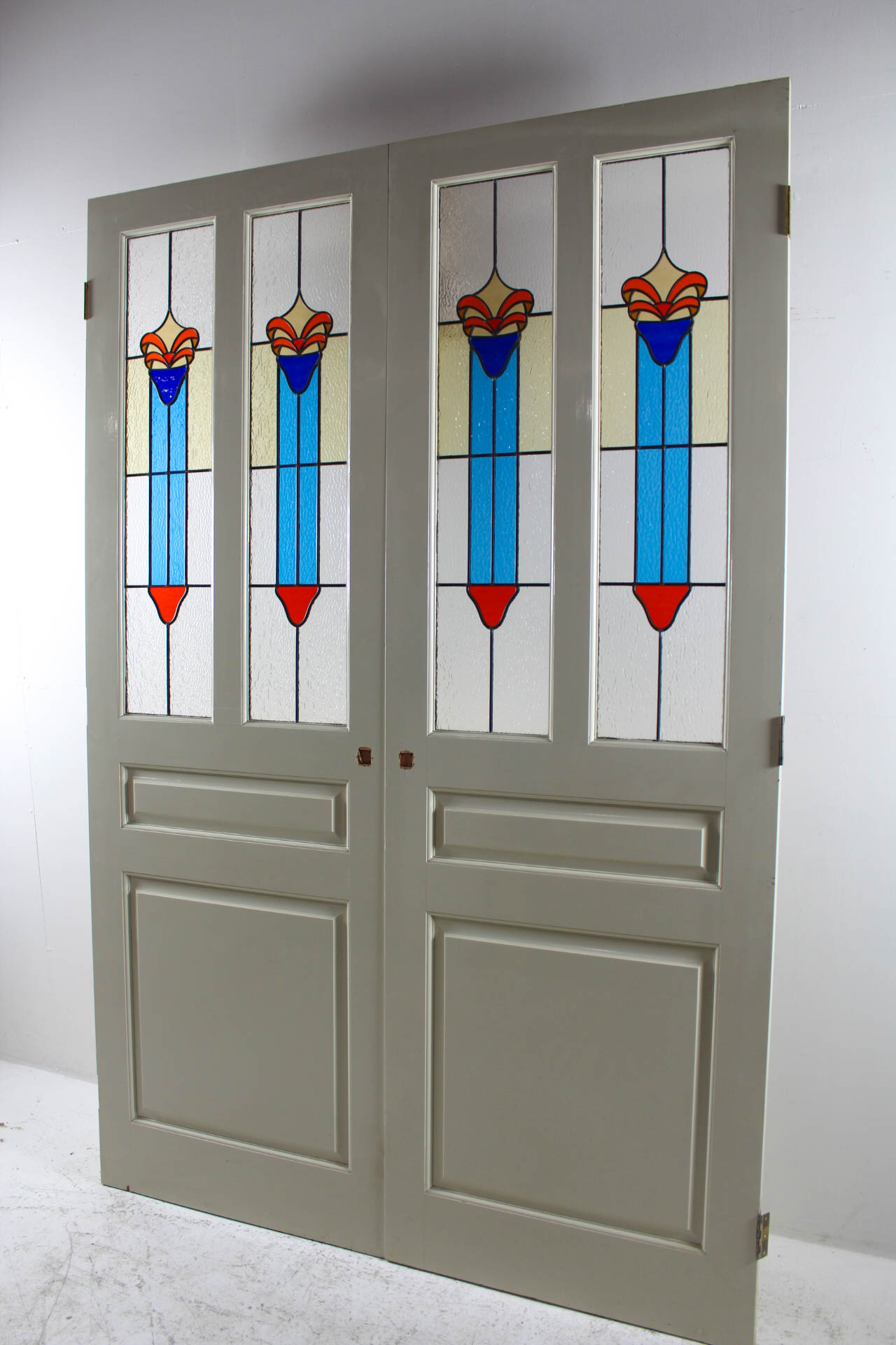 Grand Leadlight Door Sets | Renovators Paradise - Melbourne Store