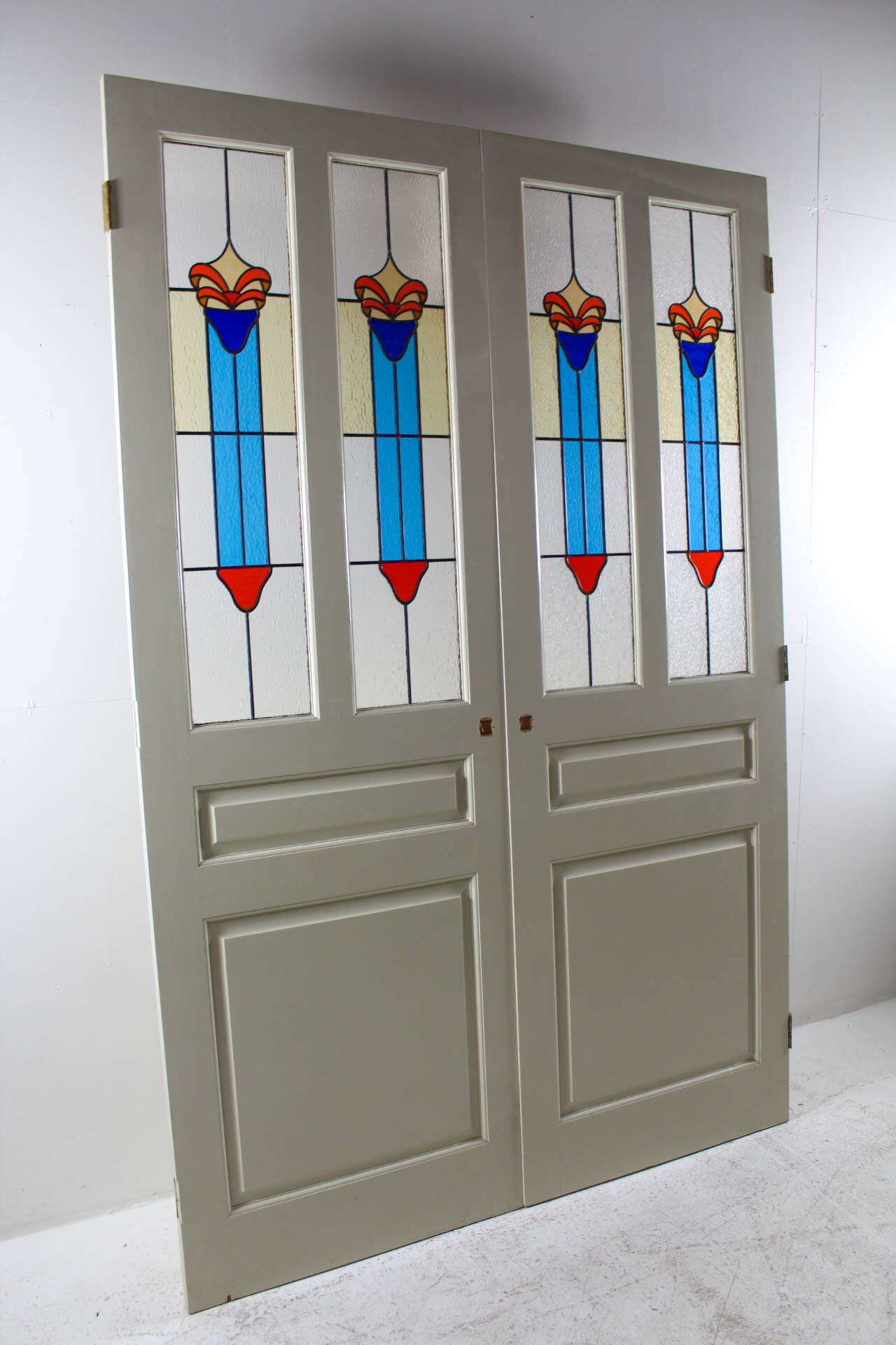 Grand Leadlight Door Sets | Renovators Paradise - Melbourne Store