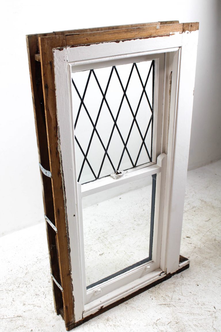 Diamond Leadlight Sash Windows | Renovators Paradise Cheap Windows