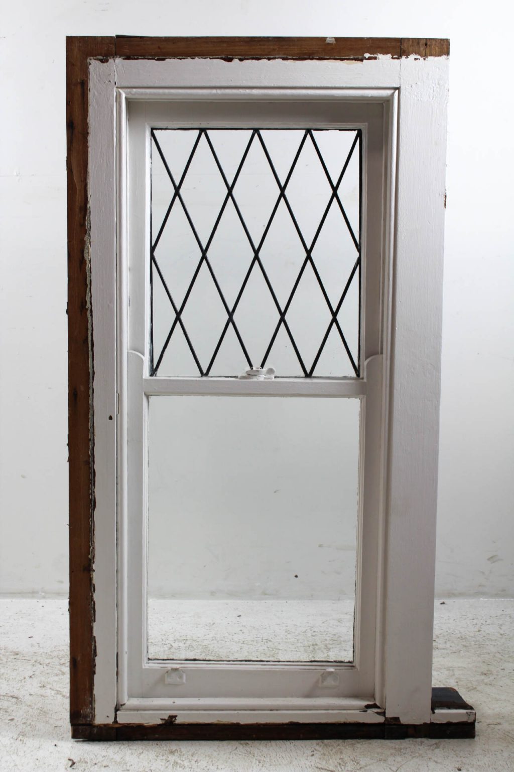 Diamond Leadlight Sash Windows | Renovators Paradise Cheap Windows