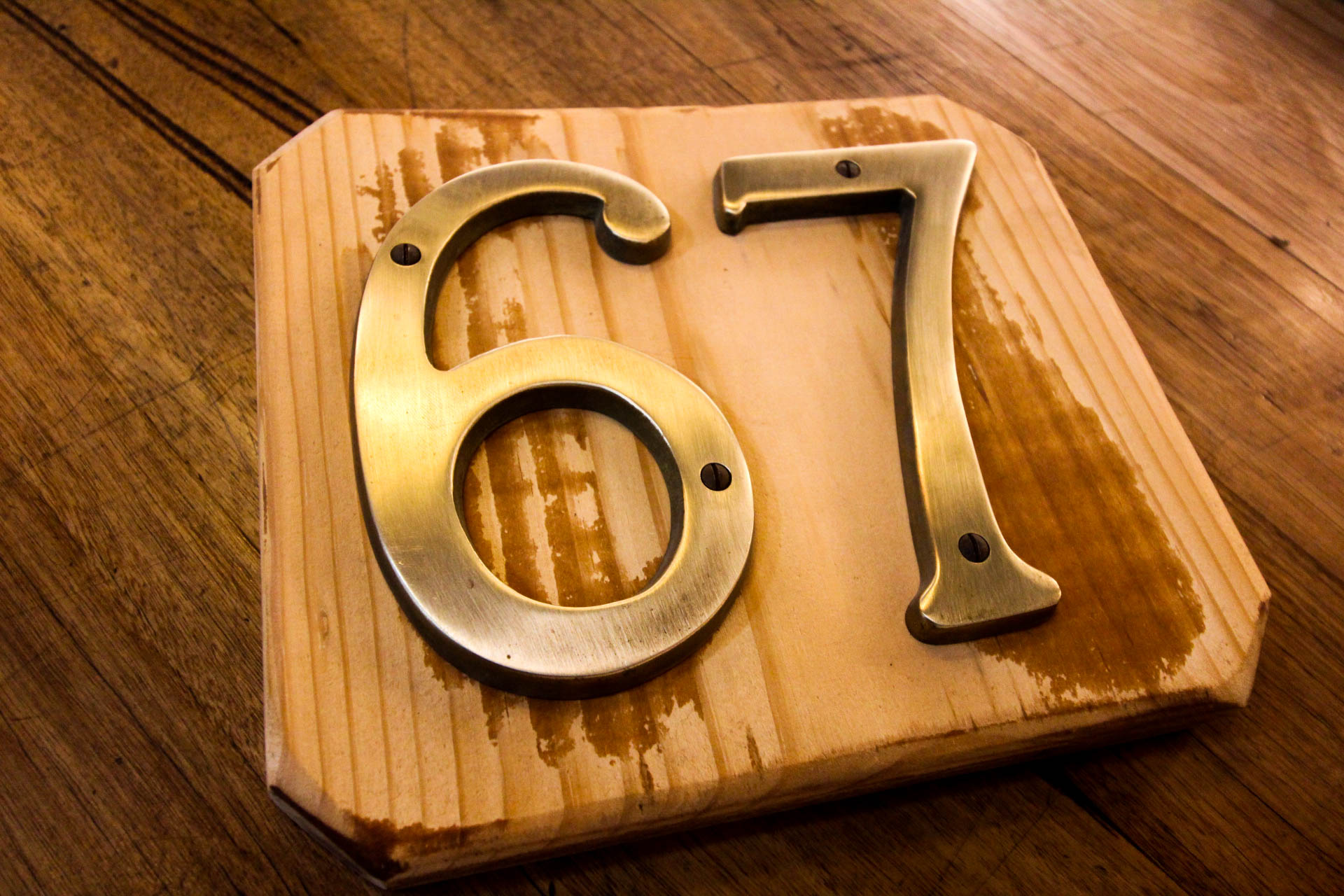 Number 67 Renovators Paradise House Numbers