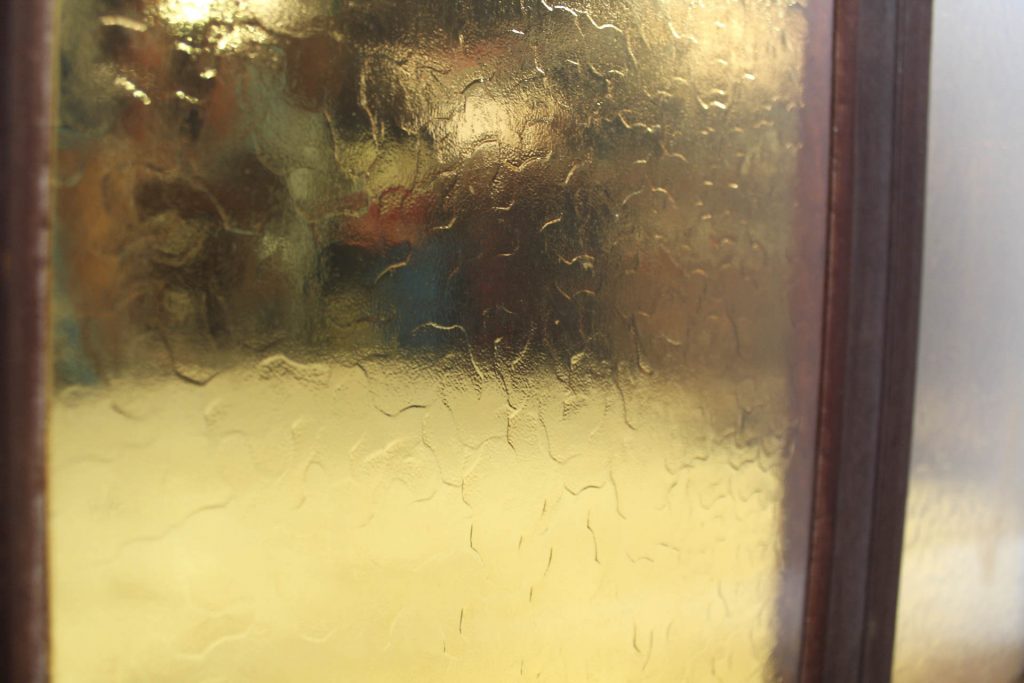 Amber Glass Arched Window | Renovators Paradise - Cheap Windows