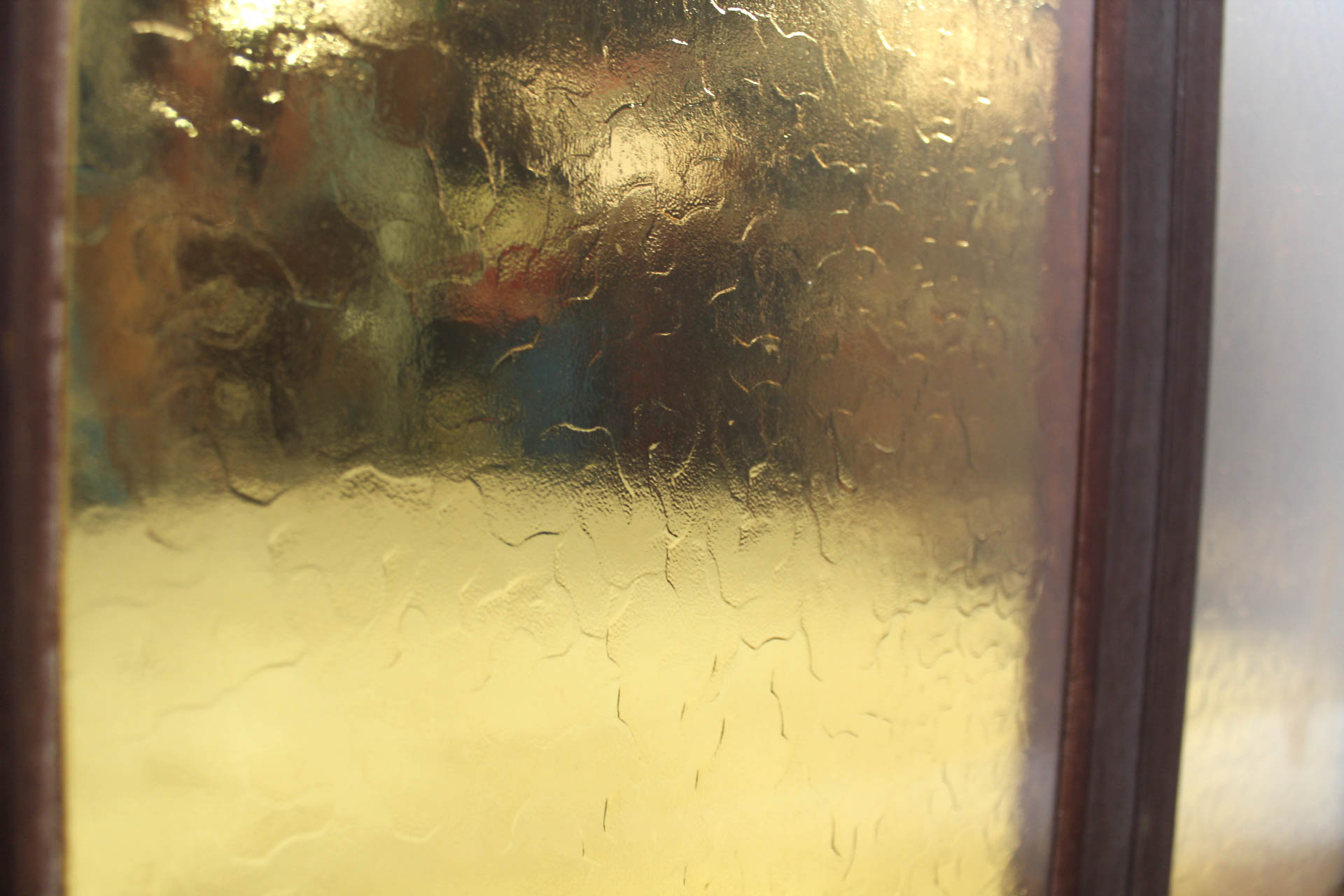 Amber Glass Arched Window | Renovators Paradise - Cheap Windows