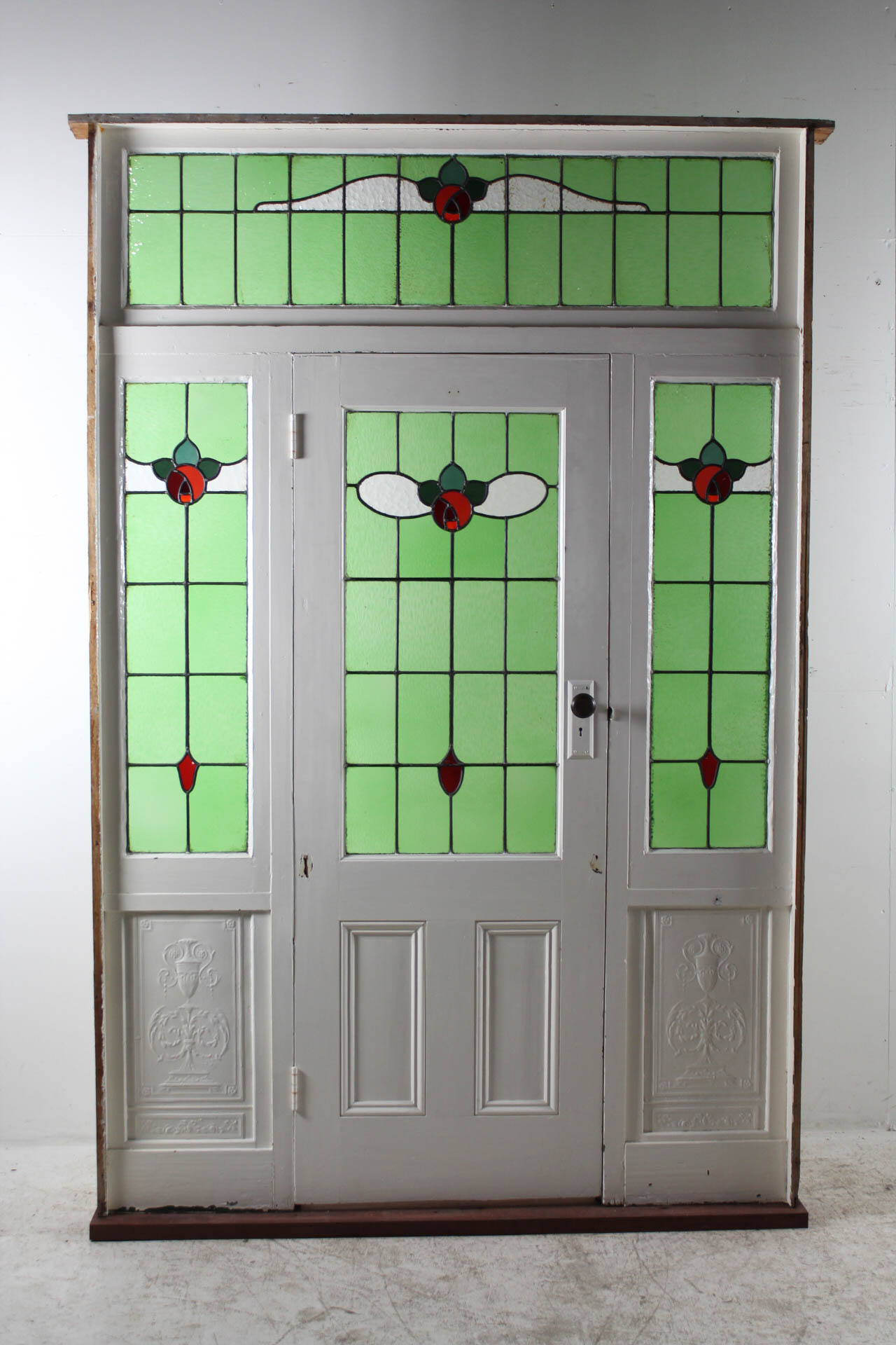 Classic Leadlight Entrance | Renovators Paradise - Period Glass Doors