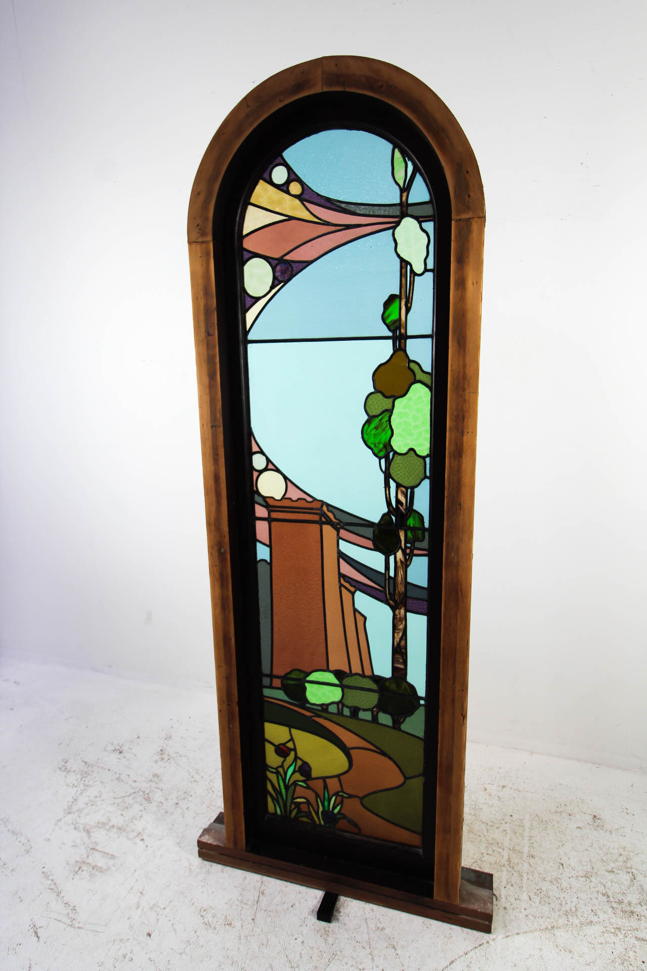 Amazing Arched Leadlight Feature | Renovators Paradise - Vintage