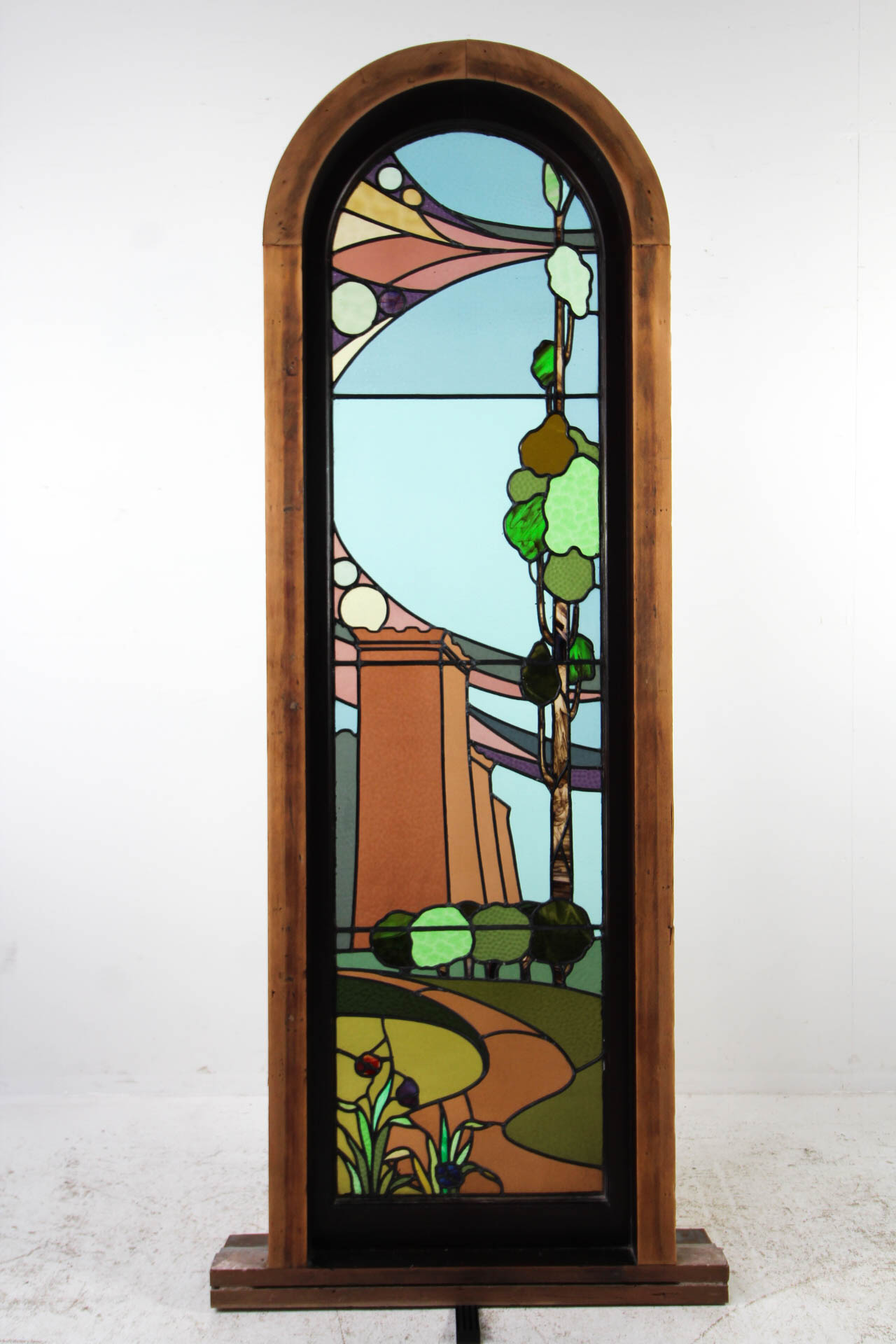 Amazing Arched Leadlight Feature | Renovators Paradise - Vintage