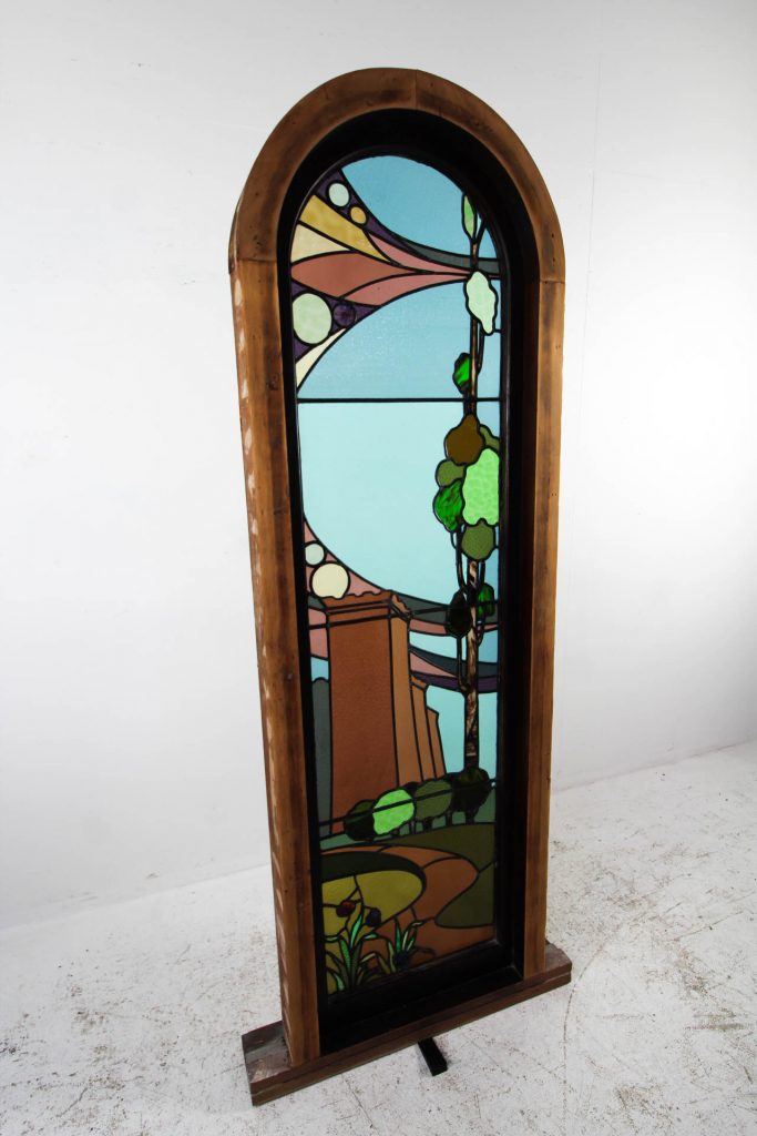 Amazing Arched Leadlight Feature | Renovators Paradise - Vintage