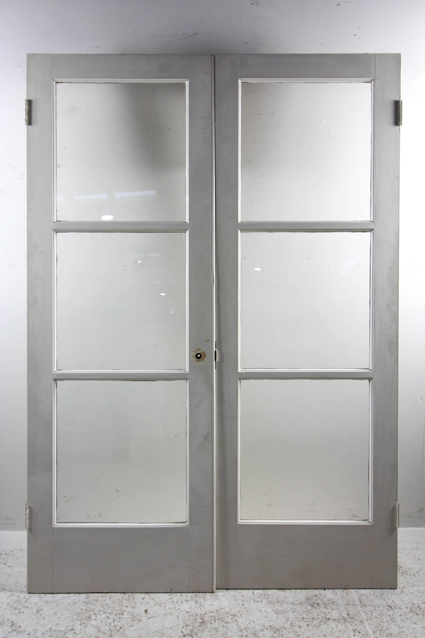 Six Pane Door Set | Renovators Paradise - Recycled Doors