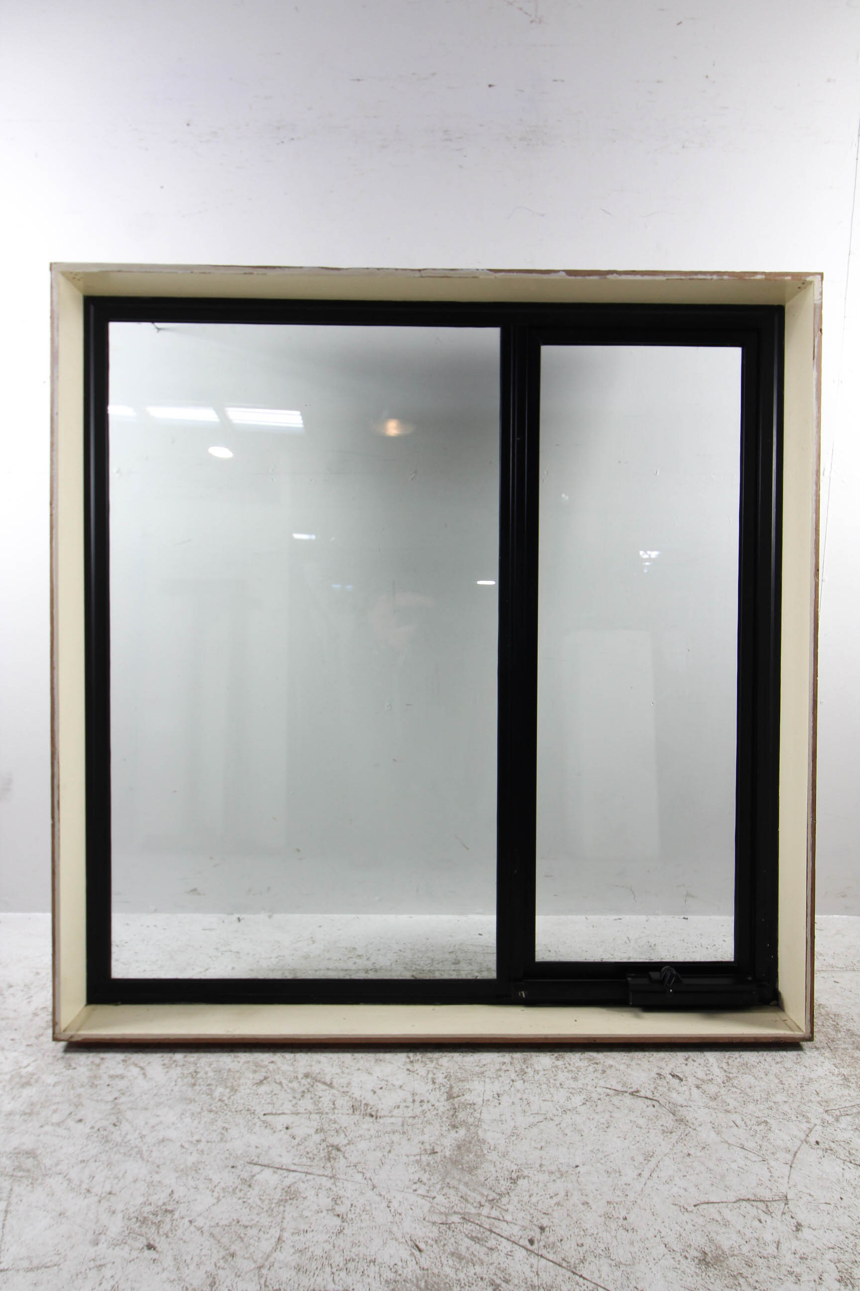 Black Double Glazed Window | Renovators Paradise - Second Hand