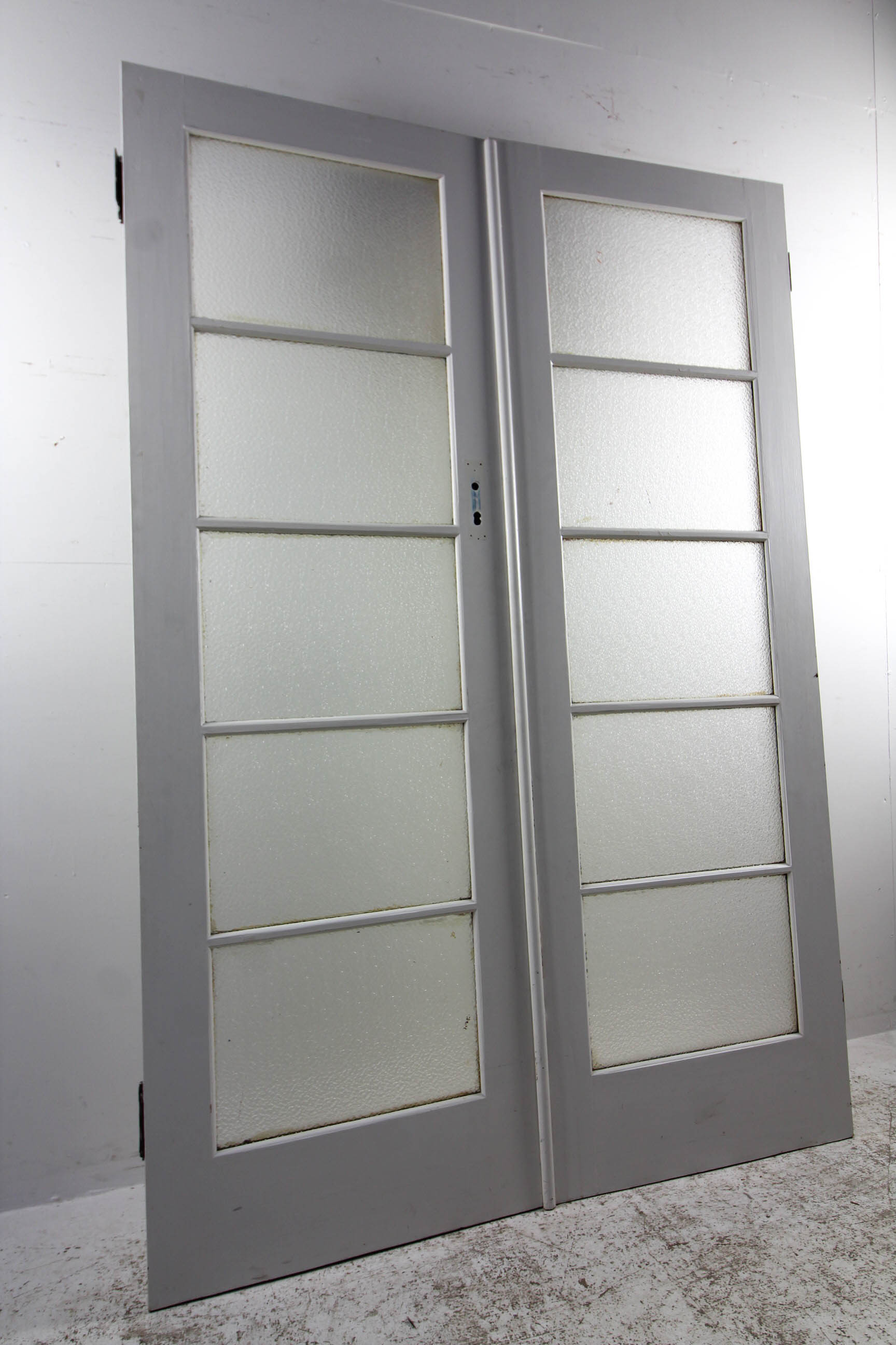Granite Glass Door Set | Renovators Paradise - Recycled Doors