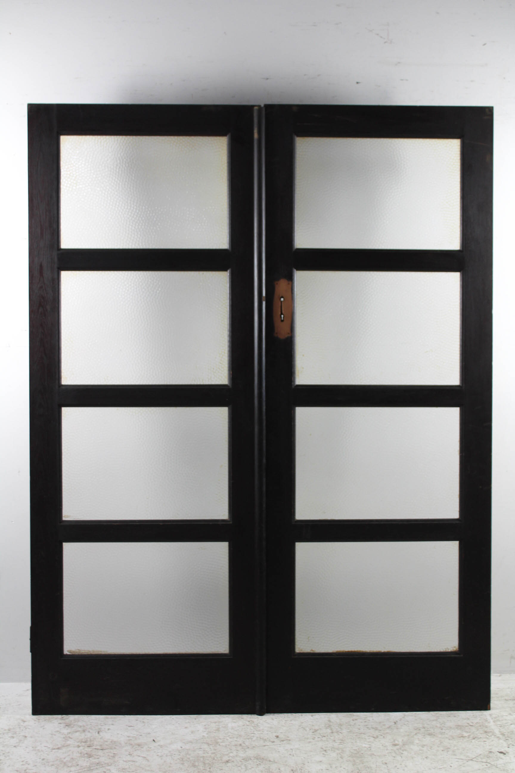 Hammer Glass Deco Pair | Renovators Paradise - Recycled