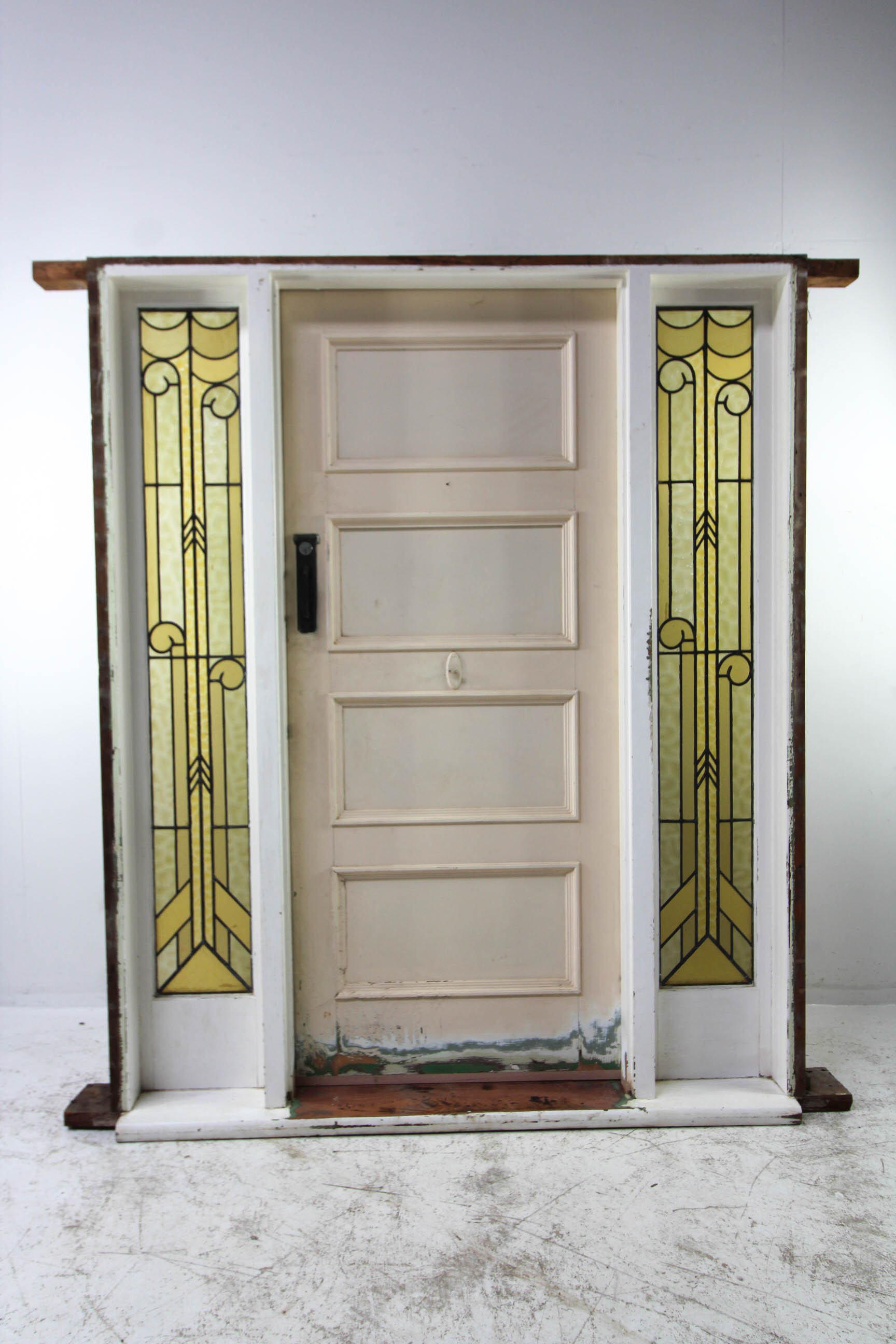 Leadlight Deco Entrance | Renovators Paradise - Period Doors