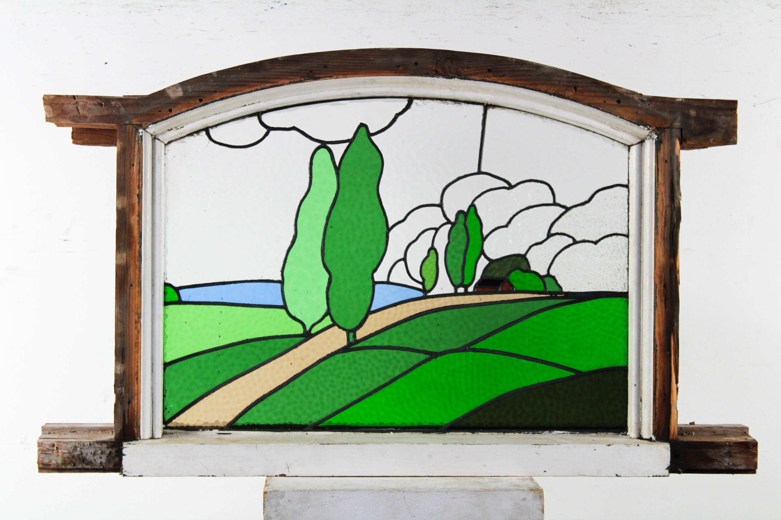 Countryside Leadlight Window | Renovators Paradise - Period Windows