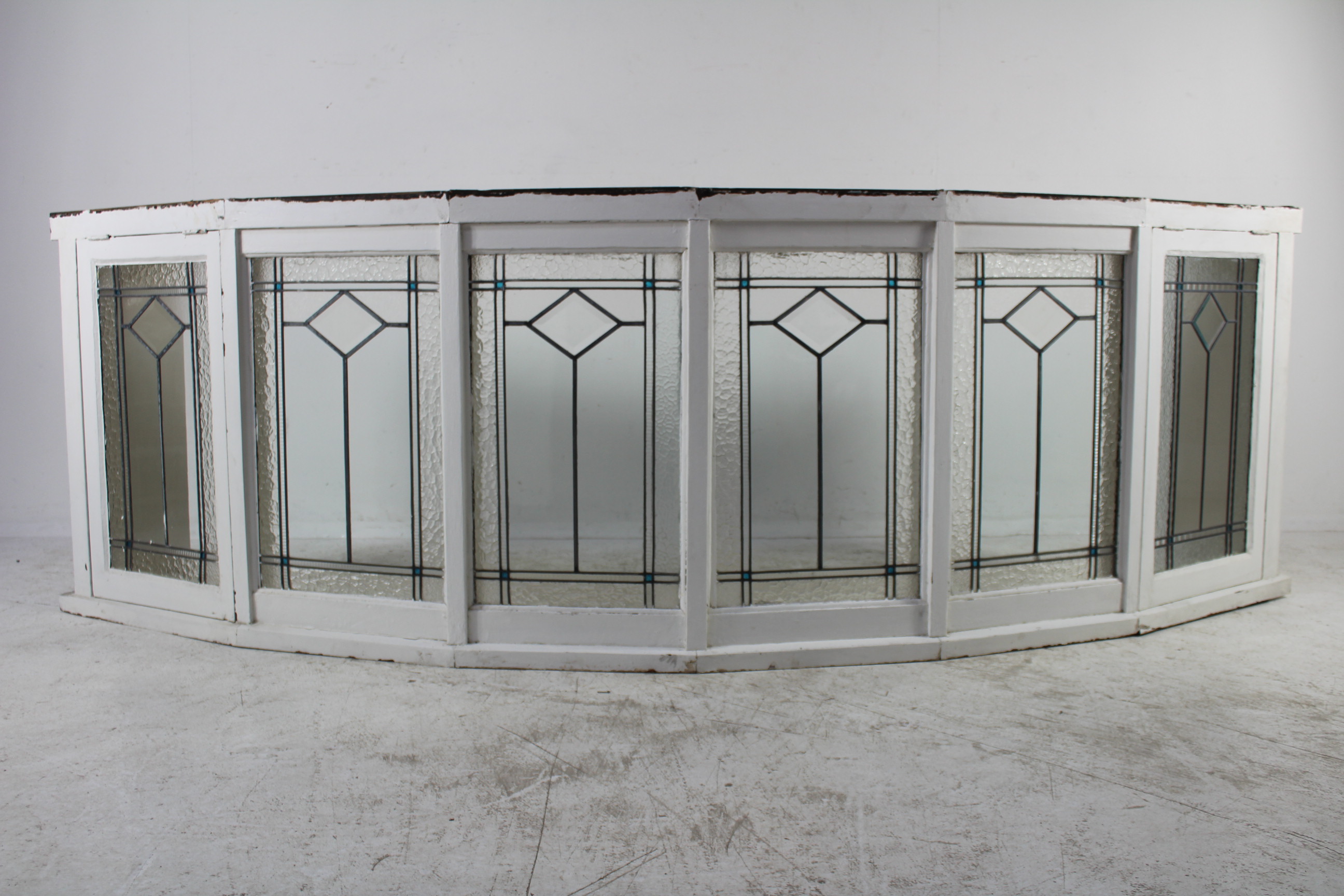 Rare Leadlight Bay Windows | Renovators Paradise - Vintage Windows