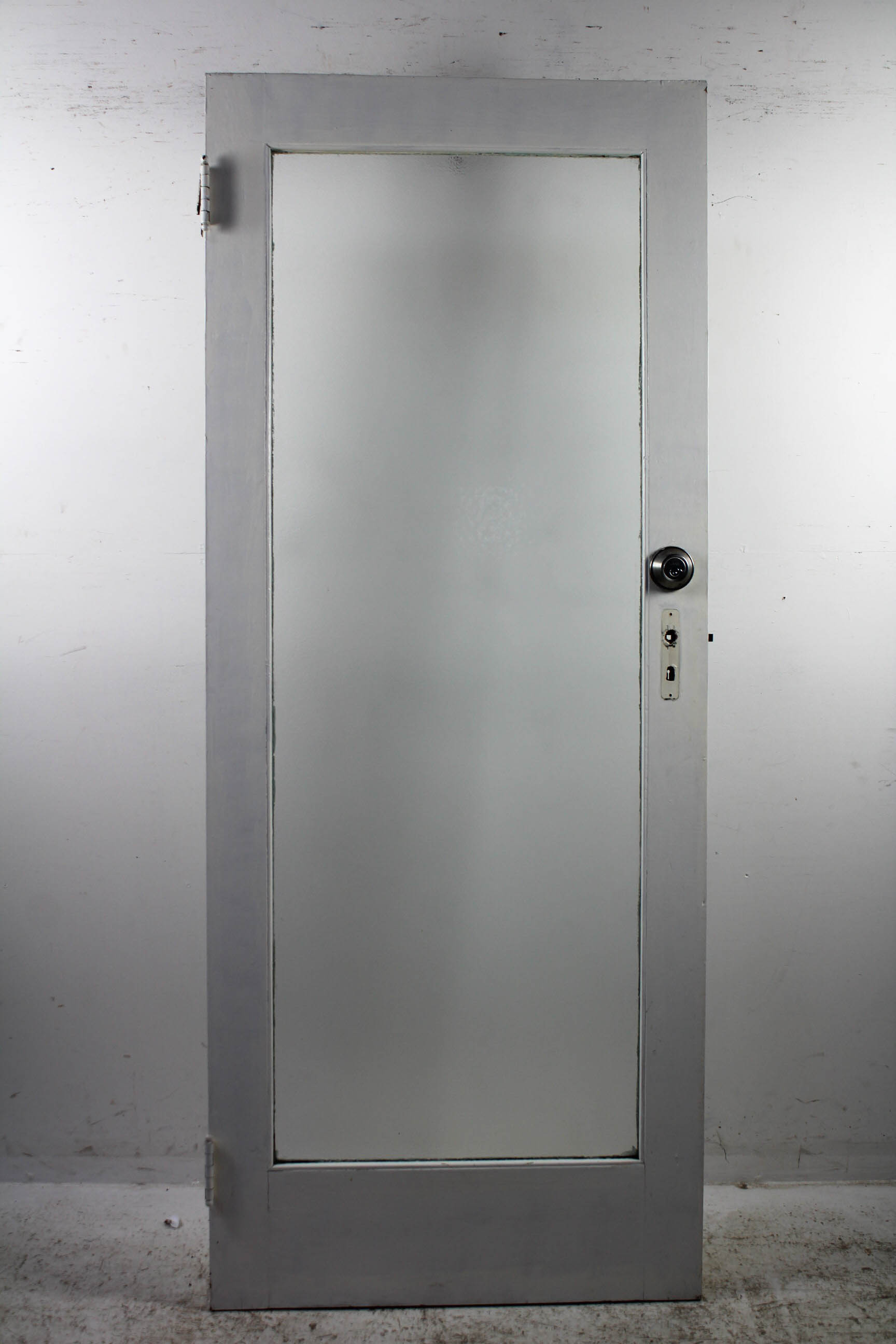 Rough Cast Glass Front Door | Renovators Paradise - Recycled Doors