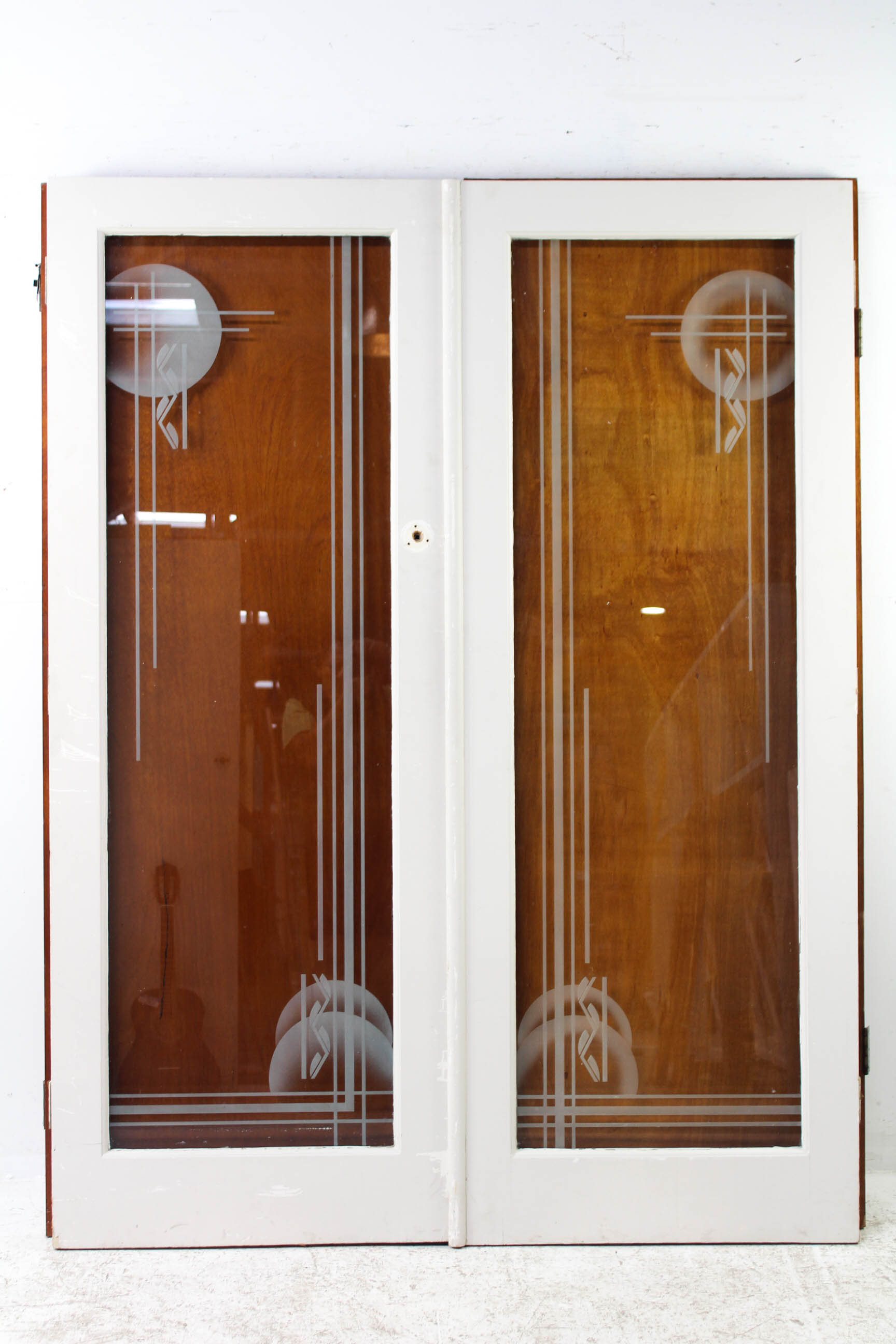 Glen Iris Etched Doors | Renovators Paradise - Recycled Doors
