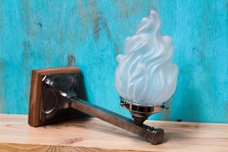 Art Deco Flame Sconce | Renovators Paradise Art Deco Flame Sconce