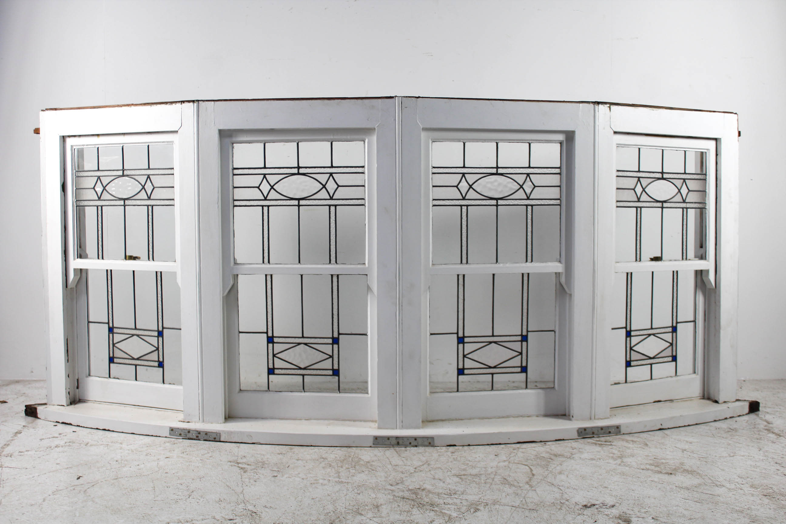 Deco Leadlight Bay Window | Renovators Paradise - Period windows