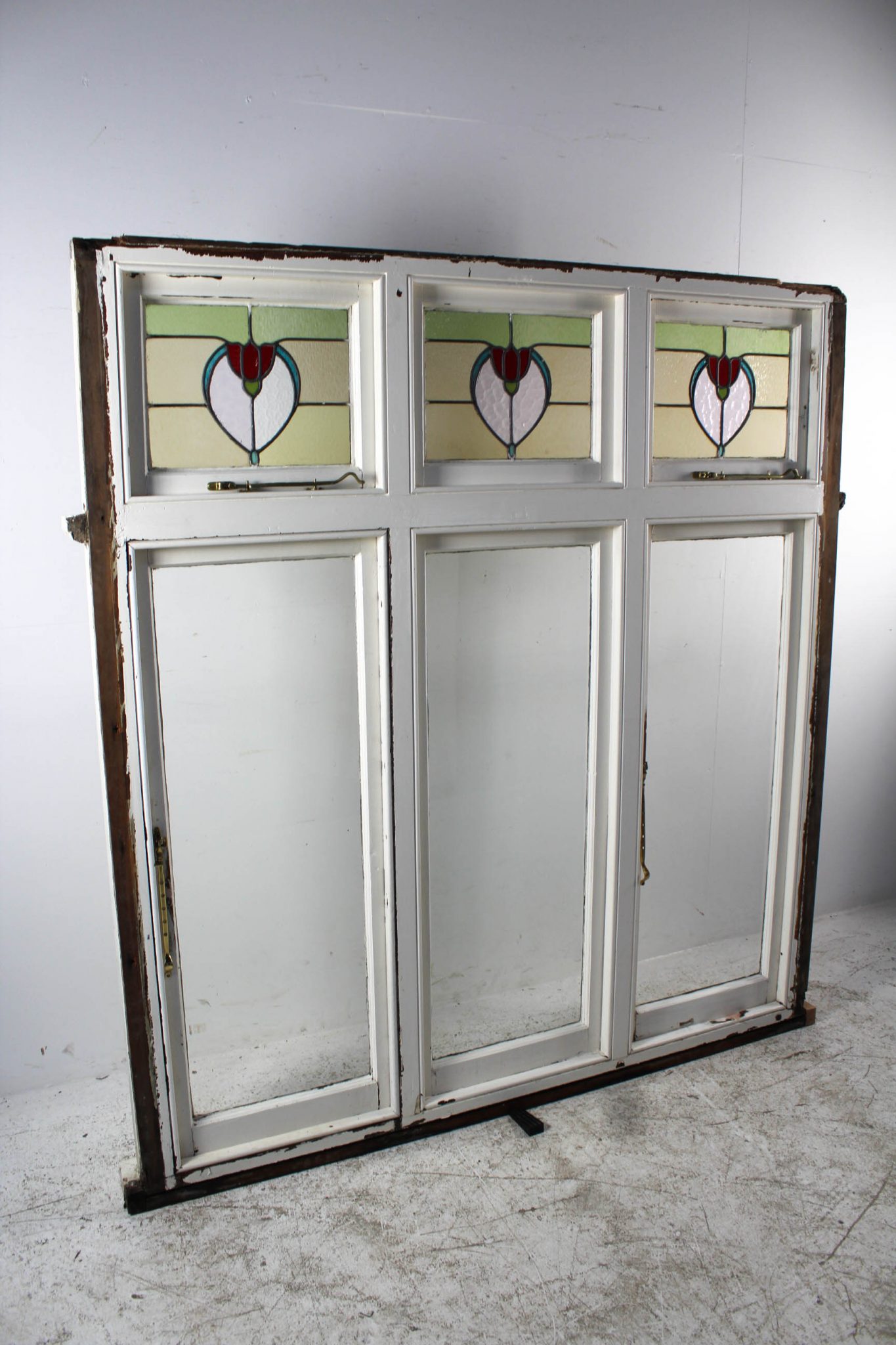 Canterbury Leadlight Casement | Renovators Paradise - Period Windows