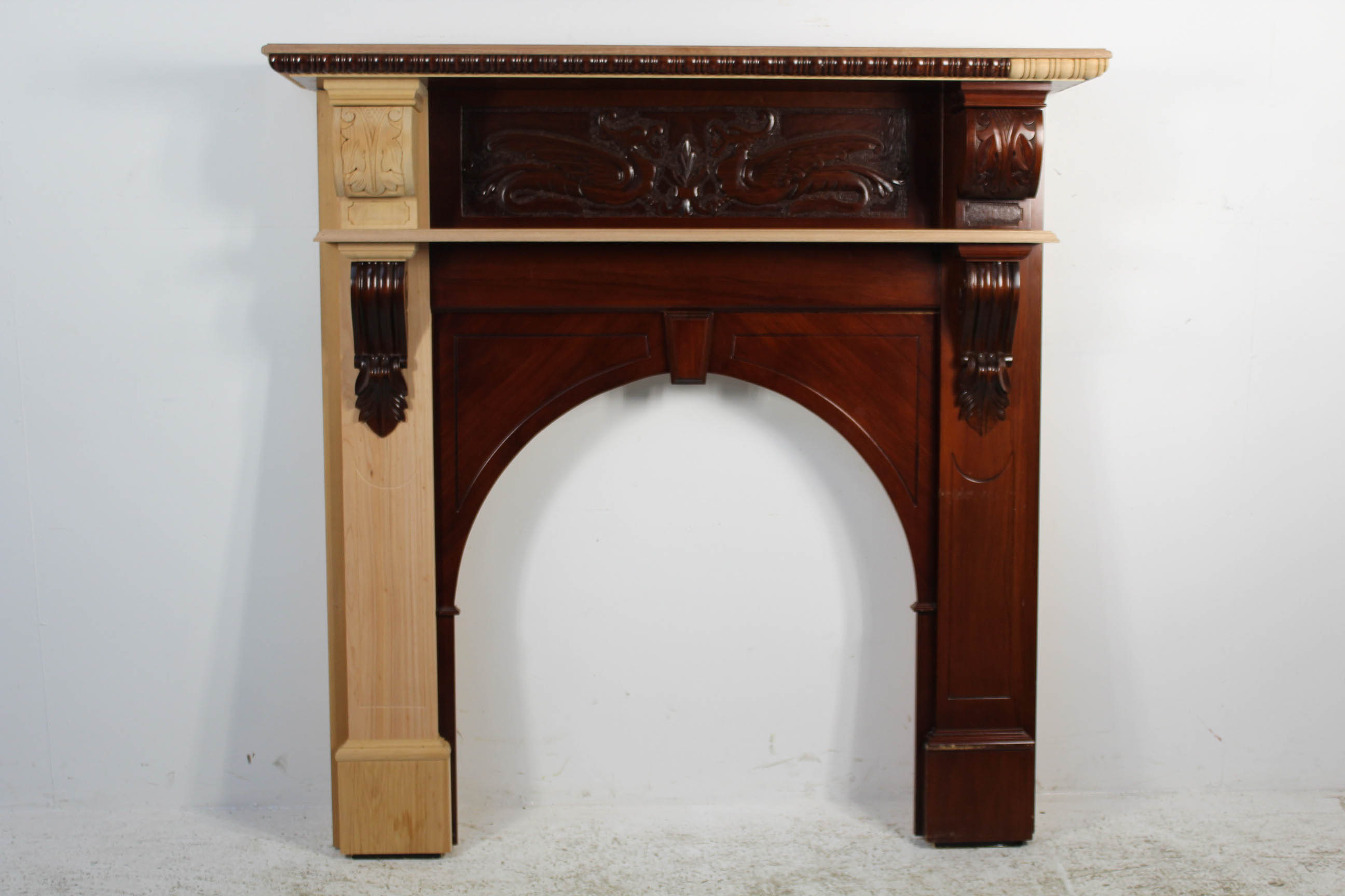 Hand Carved Victorian Mantle | Renovators Paradise - Mantles