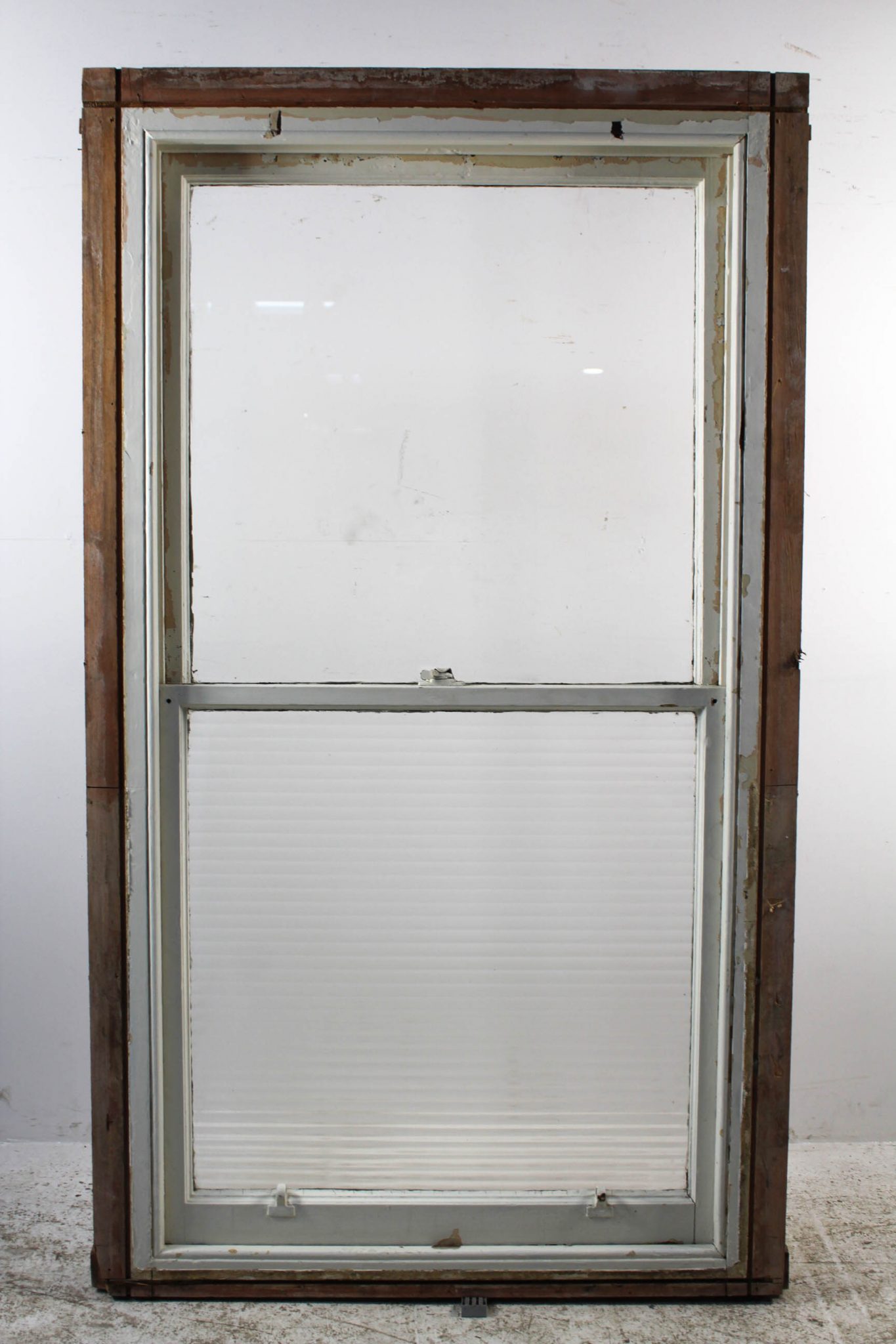 Fluted Glass Sash Window | Renovators Paradise Glass Sash Window