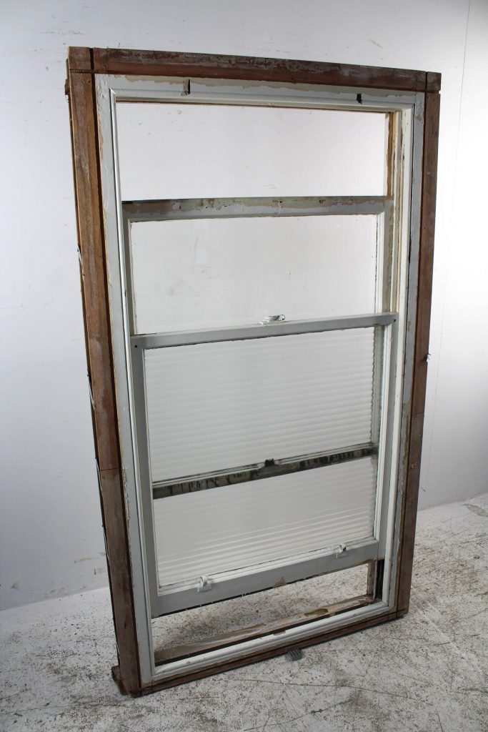 Fluted Glass Sash Window | Renovators Paradise Glass Sash Window