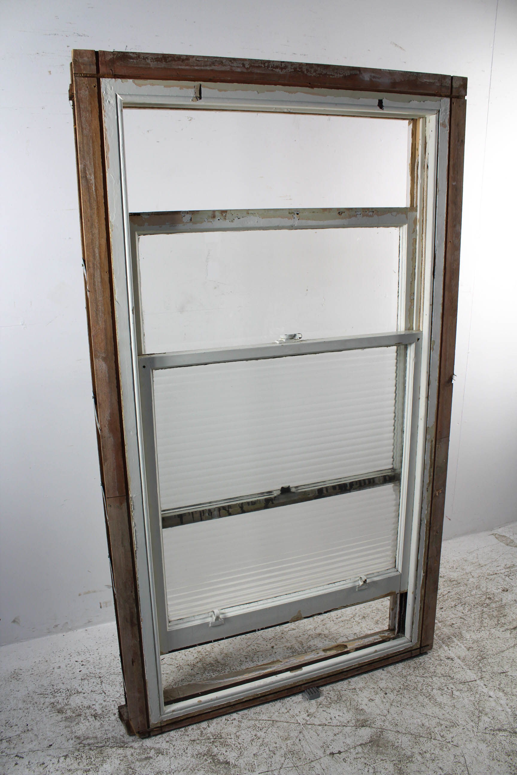 Fluted Glass Sash Window | Renovators Paradise Glass Sash Window