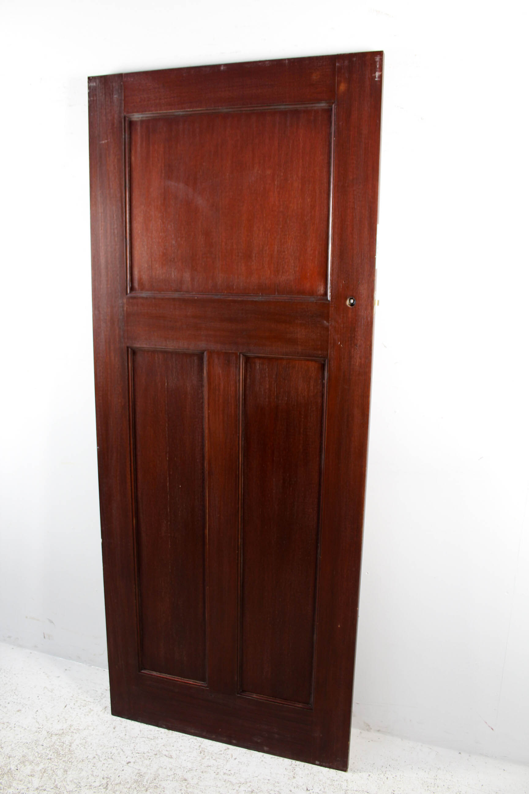 Hardwood Three Panel Door | Renovators Paradise Three Panel Door