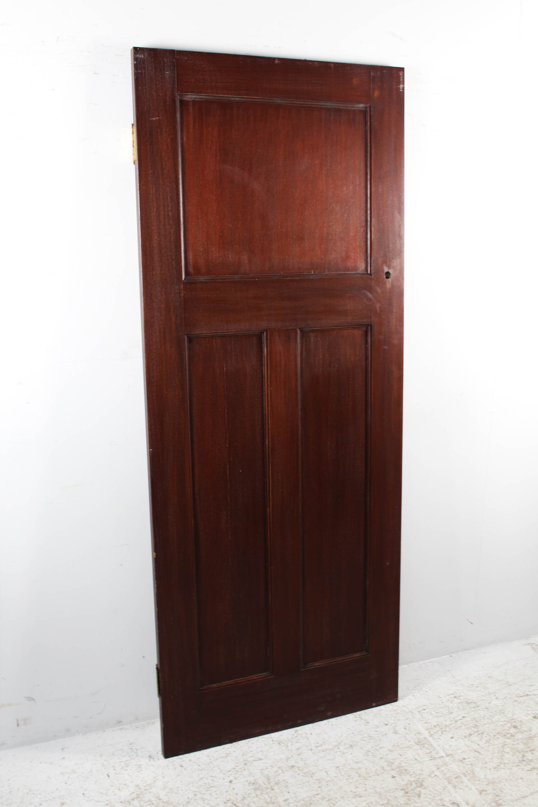 Hardwood Three Panel Door | Renovators Paradise Three Panel Door