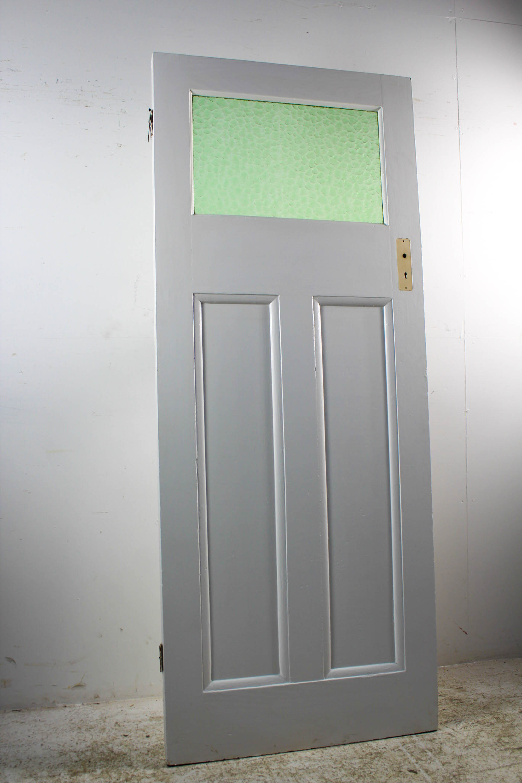 Green Kozzi Glass Doors | Renovators Paradise Green Kozzi Glass Doors