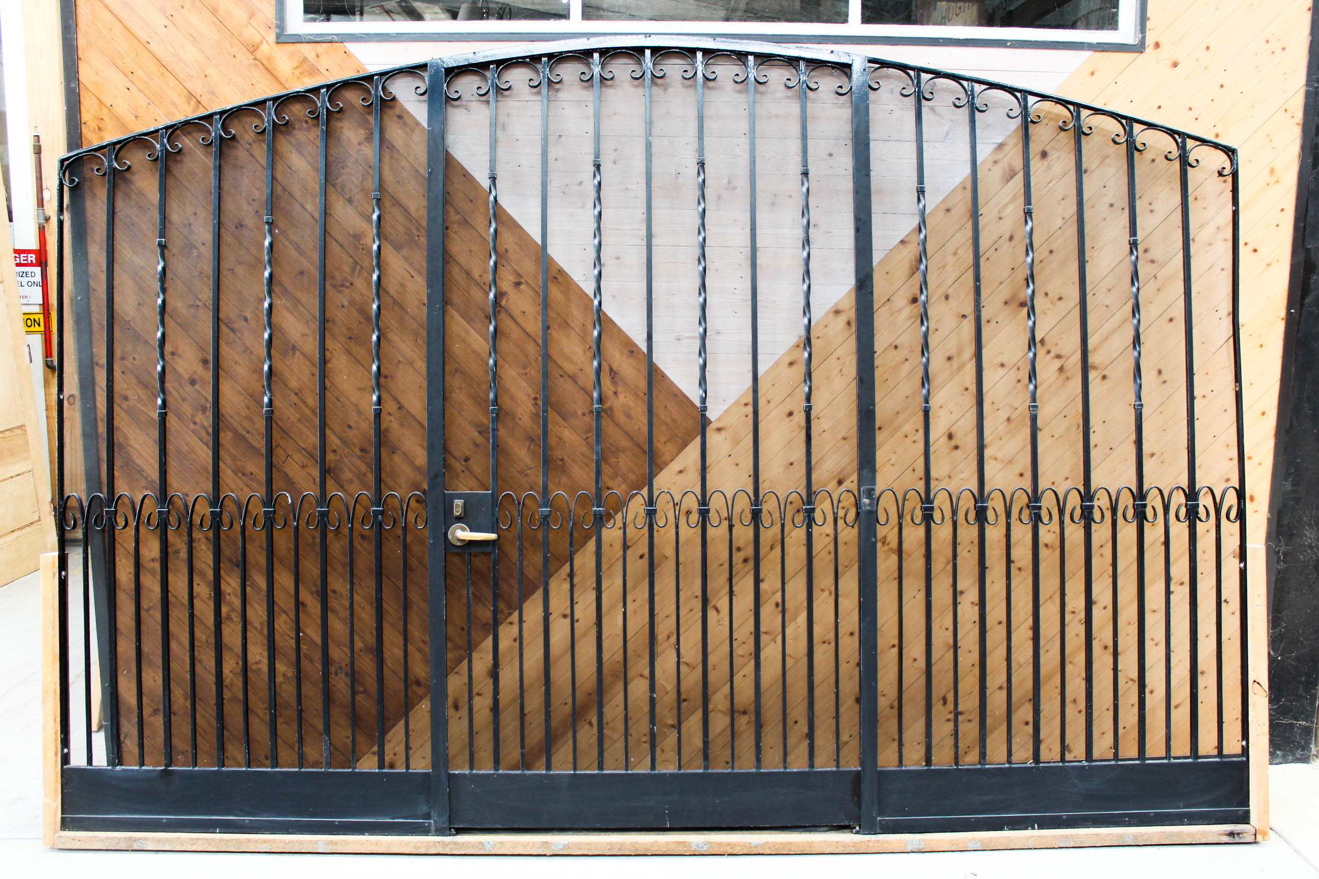 Grand Wrought Iron Entrance | Renovators Paradise Iron Entrance