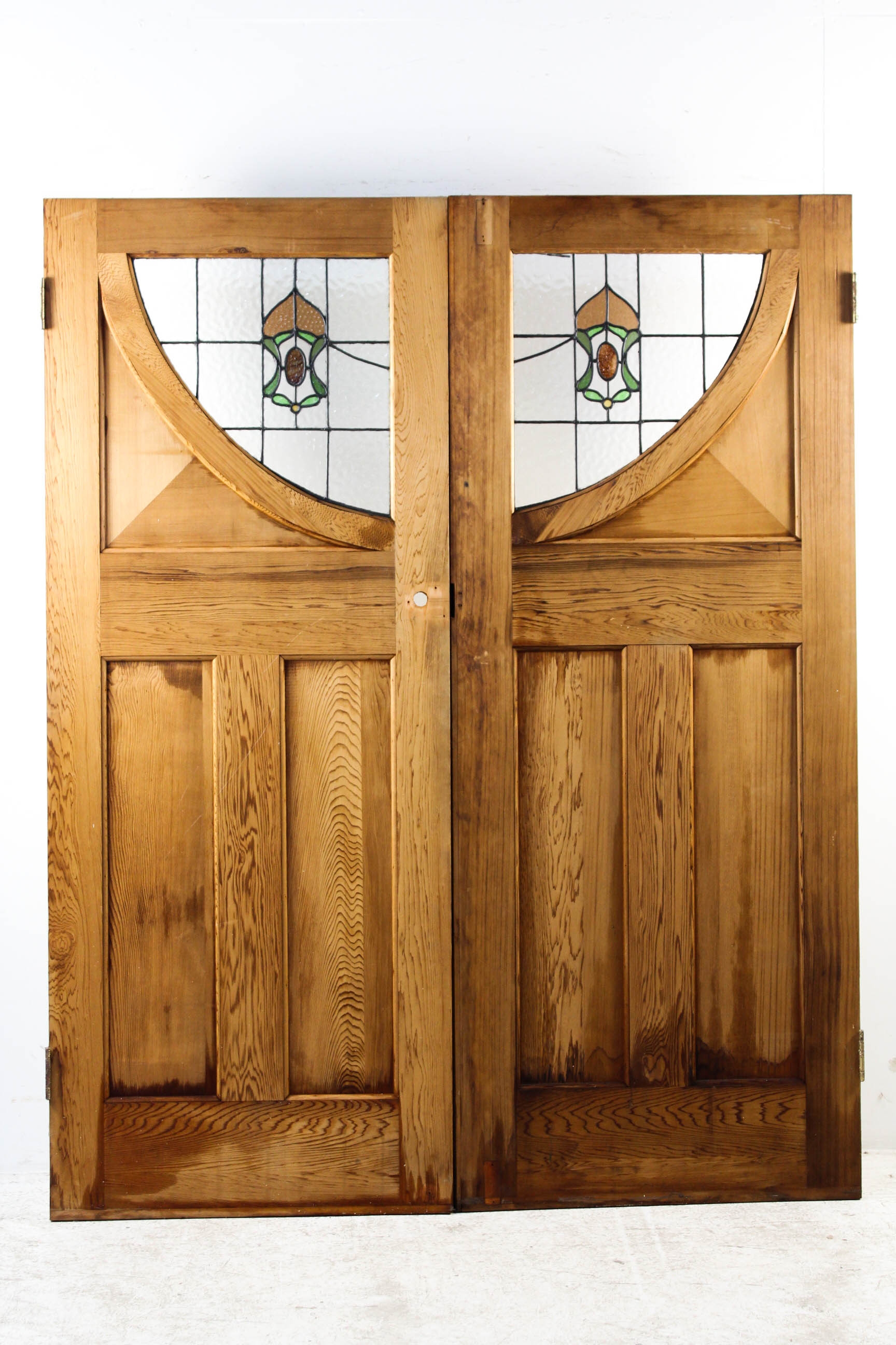 Leadlight Front Door Set | Renovators Paradise Leadlight Front Door Set
