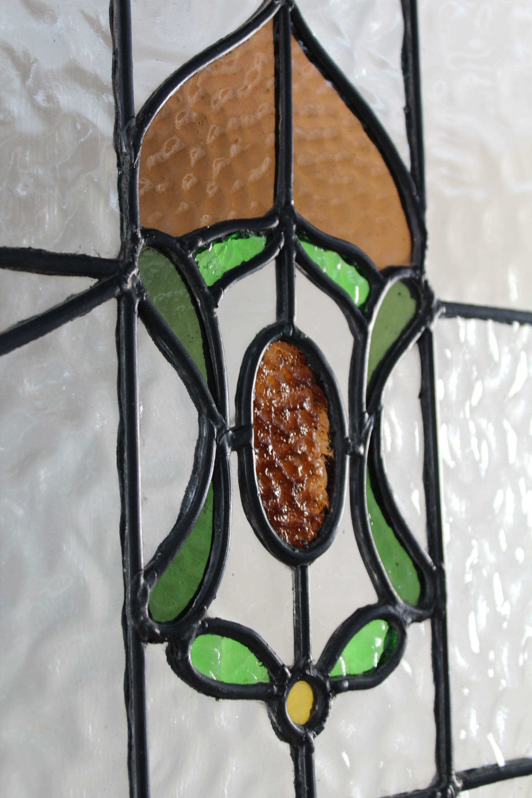 Leadlight Front Door Set | Renovators Paradise Leadlight Front Door Set