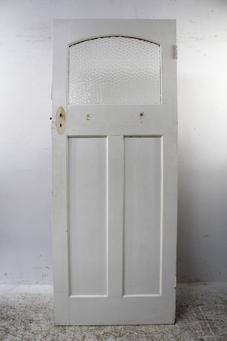 Arched Ascot Vale Glass Doors | Renovators Paradise - Recycled