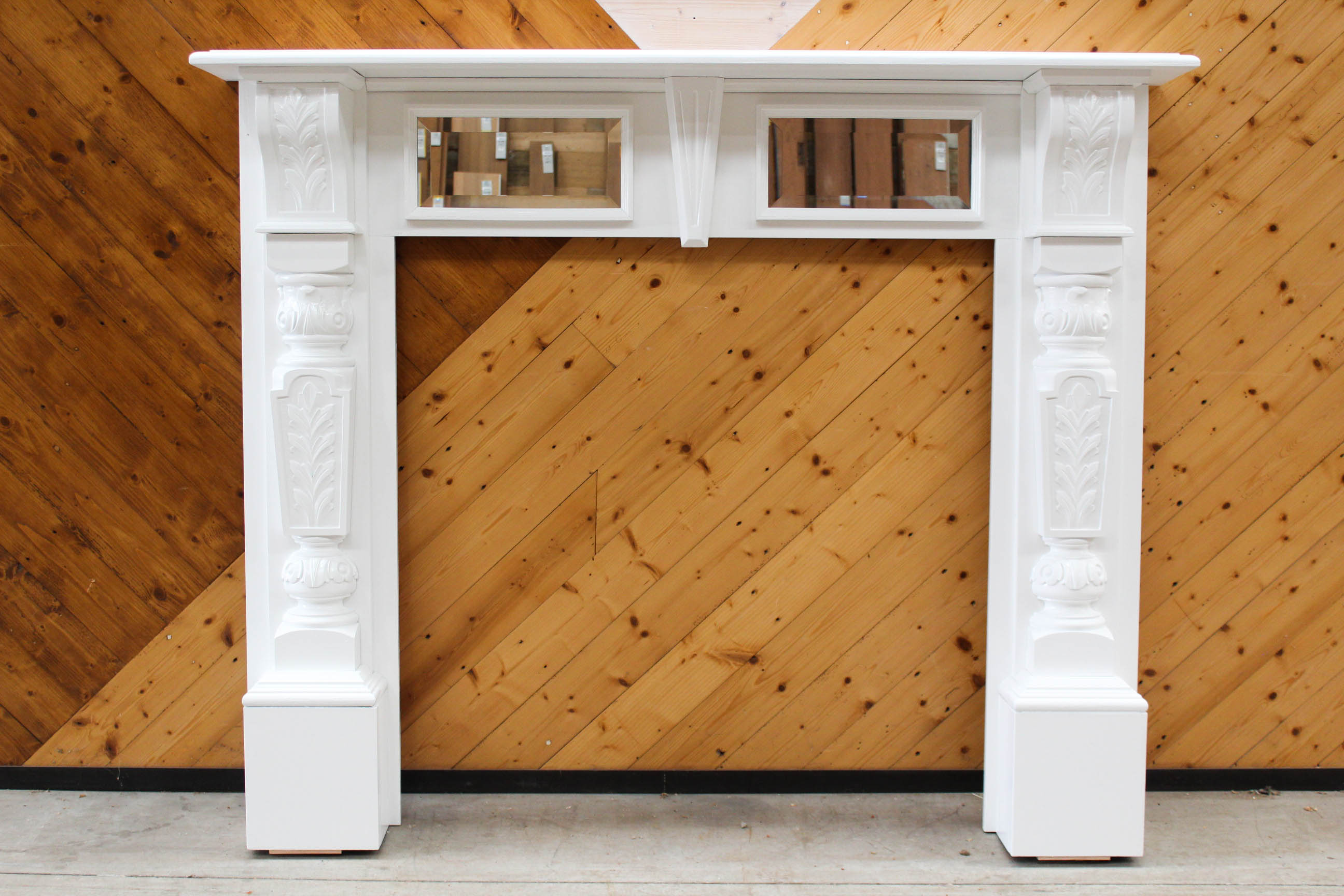 Restored Carved Timber Mantle | Renovators Paradise - Like New