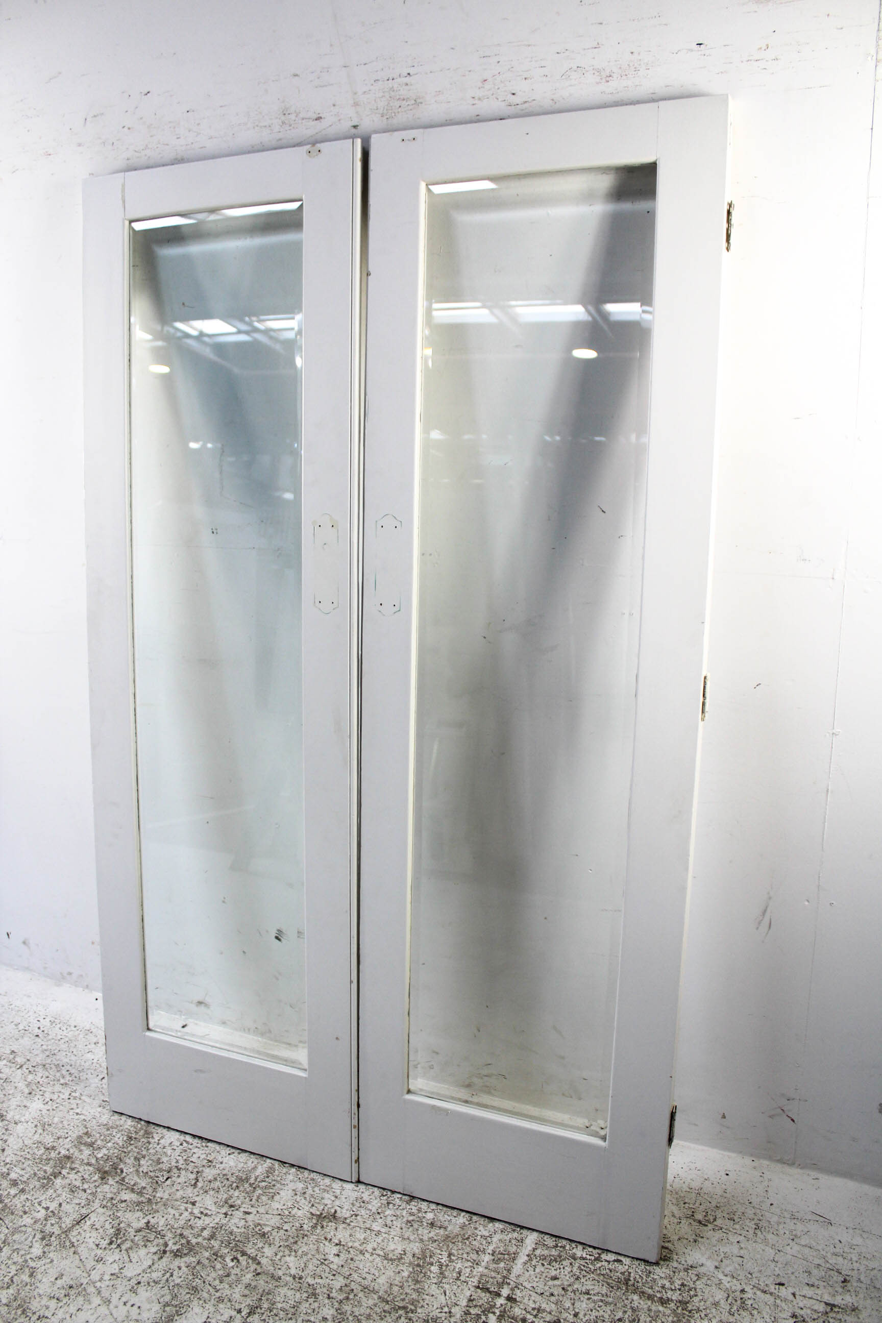 Narrow Bevelled Glass Doors | Renovators Paradise Bevelled Glass Doors