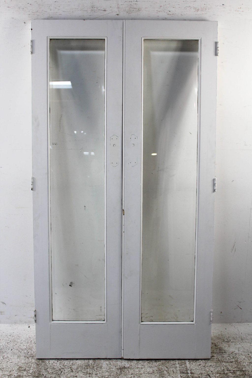 Narrow Bevelled Edge Glass Doors | Renovators Paradise Glass Doors