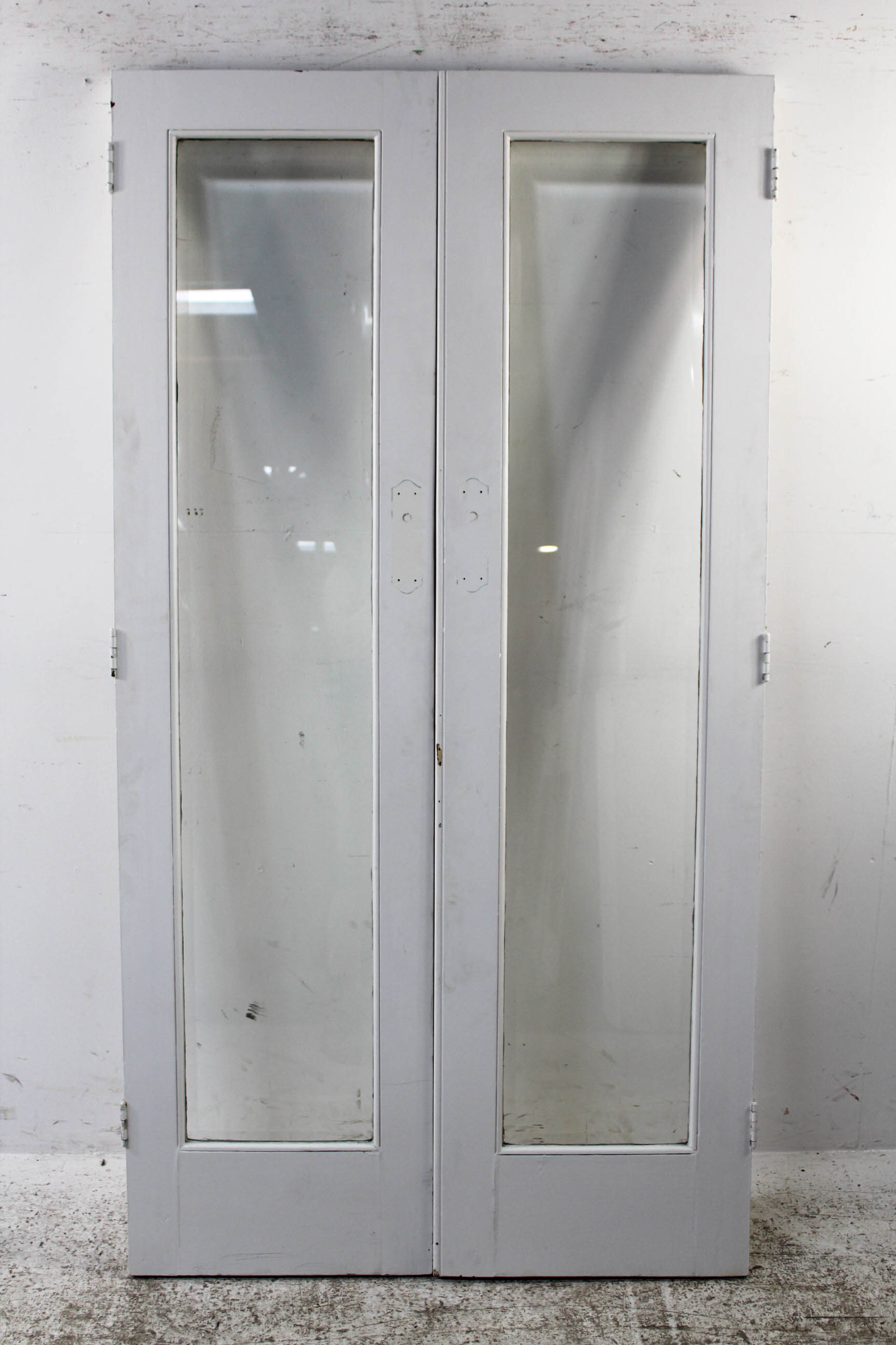 Narrow Bevelled Edge Glass Doors | Renovators Paradise Glass Doors