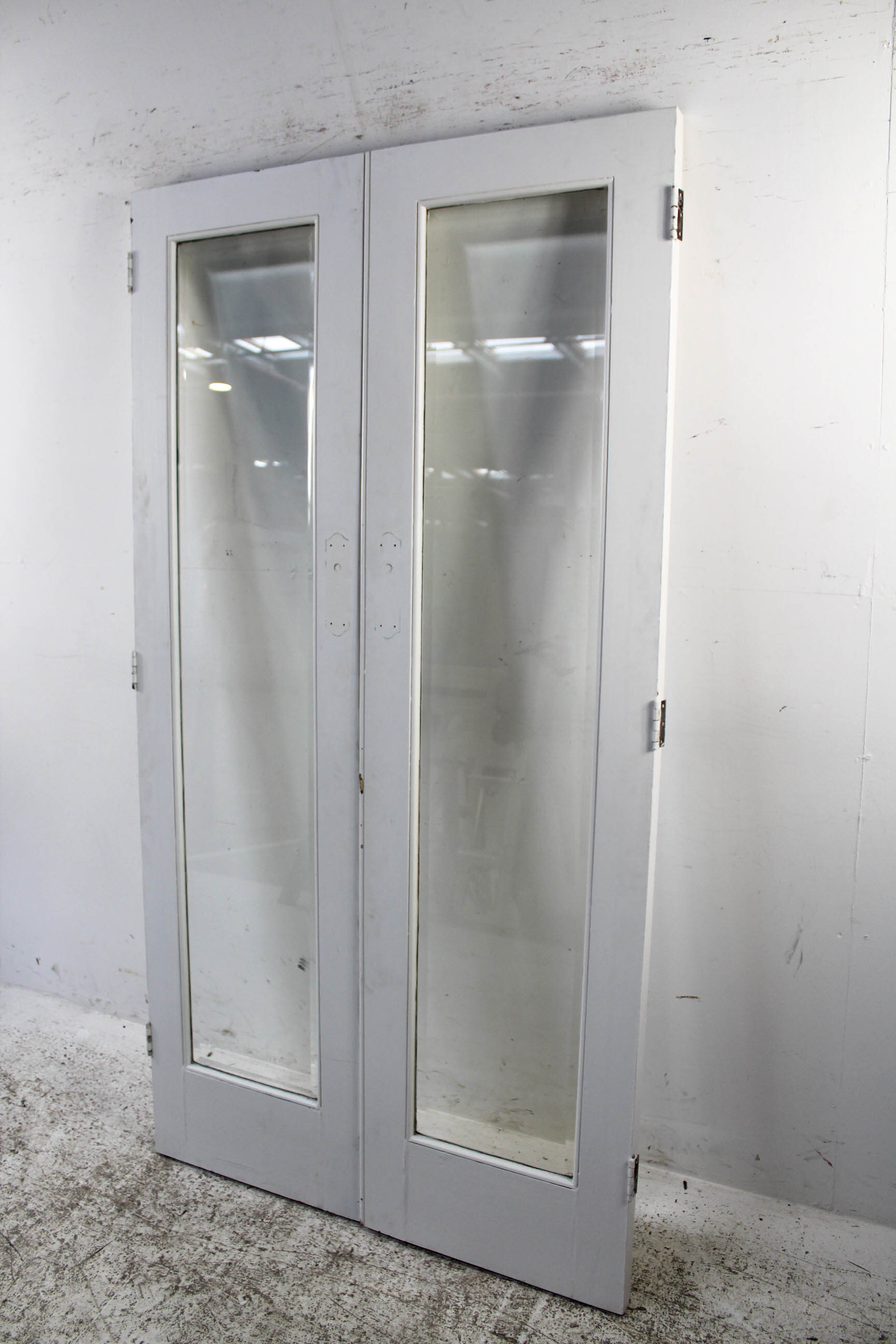 Narrow Bevelled Edge Glass Doors | Renovators Paradise Glass Doors