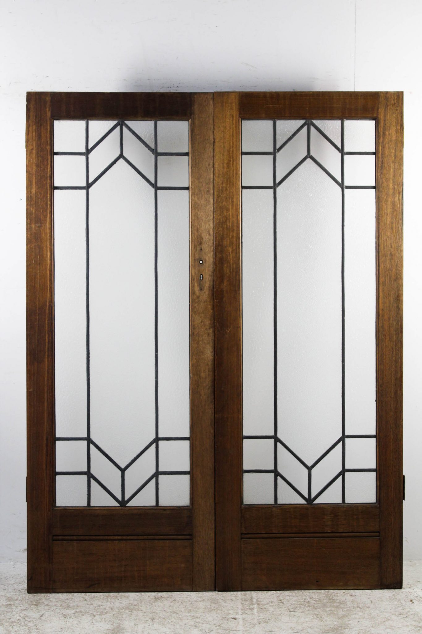 Deco Double Door Set | Renovators Paradise Deco Double Door Set