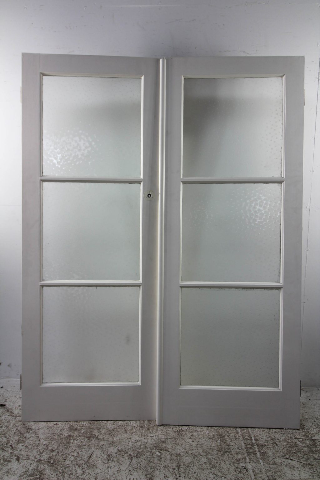 Six Pane Glass Door Set | Renovators Paradise Six Pane Glass Door Set