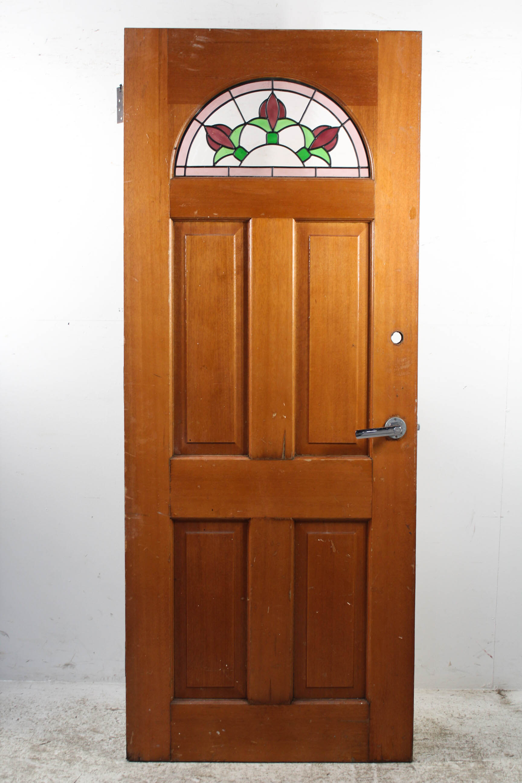 Leadlight Arched Top Door | Renovators Paradise Arched Top Door