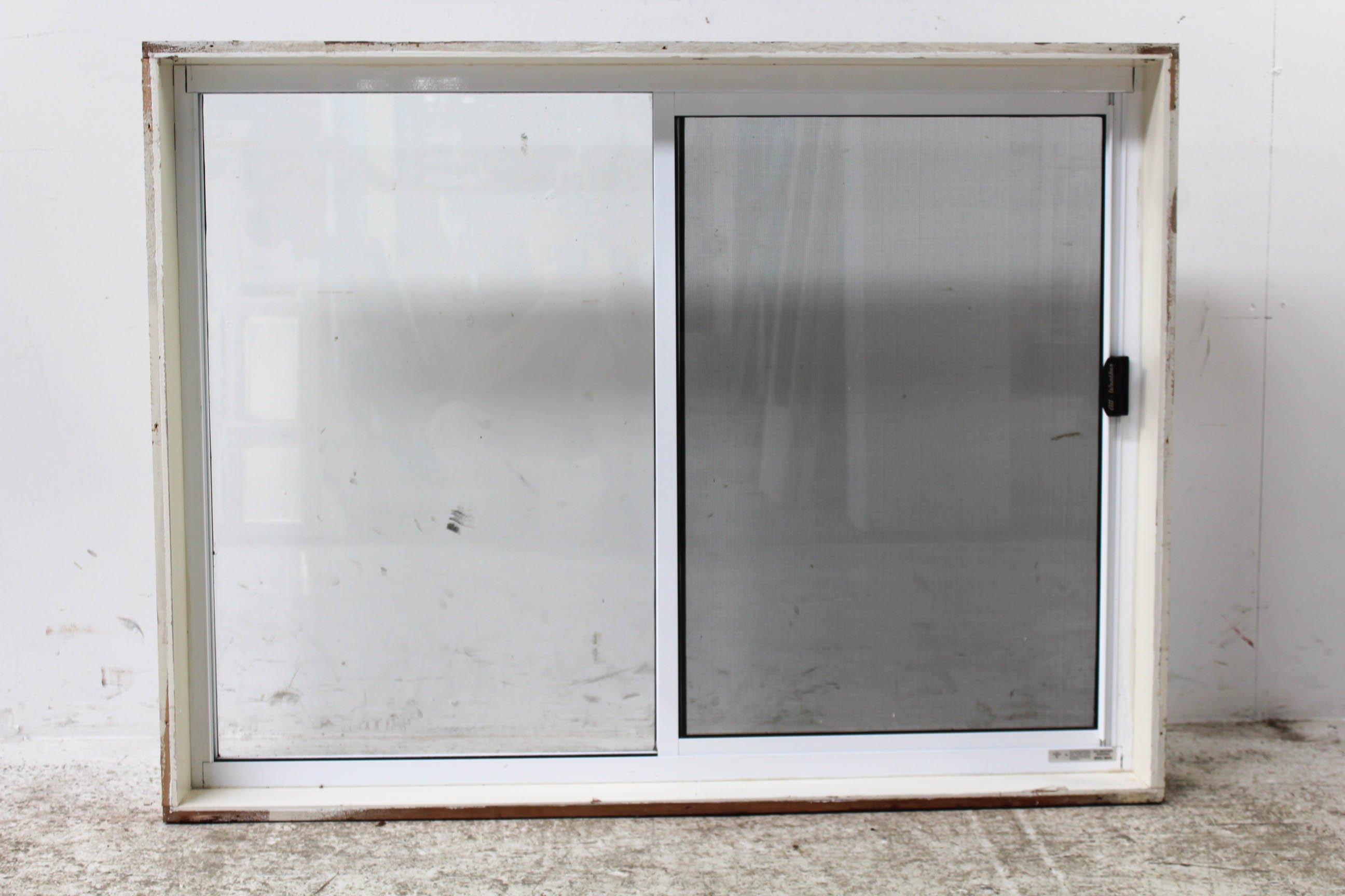 Small White Alloy Window | Renovators Paradise