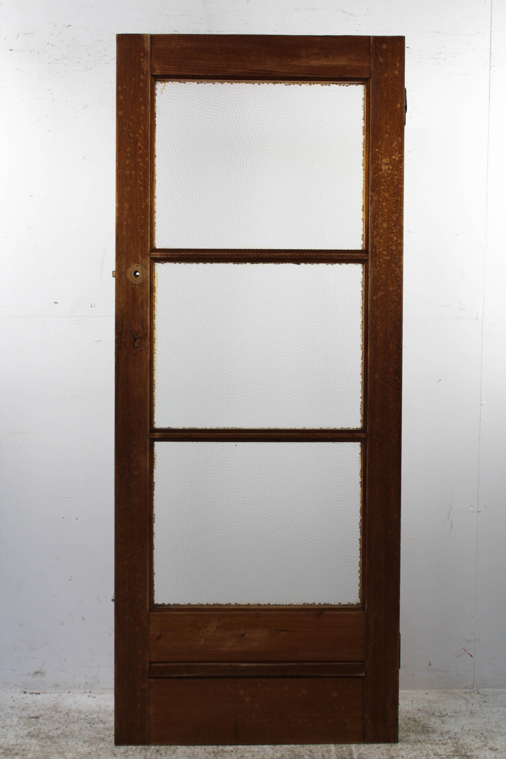 Chunky Hammer Glass Door | Renovators Paradise Glass Door